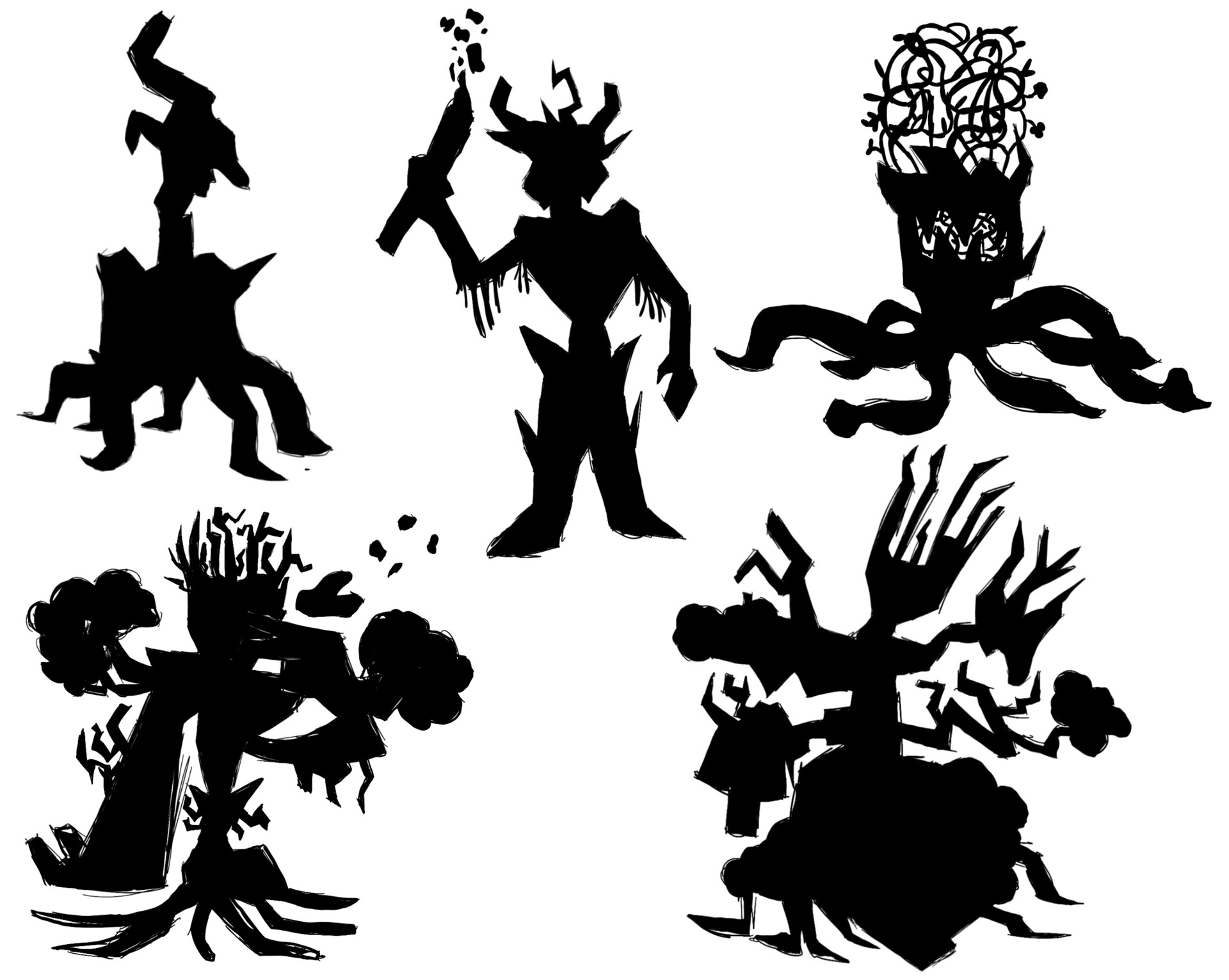 ArtStation - Berk Silhouettes