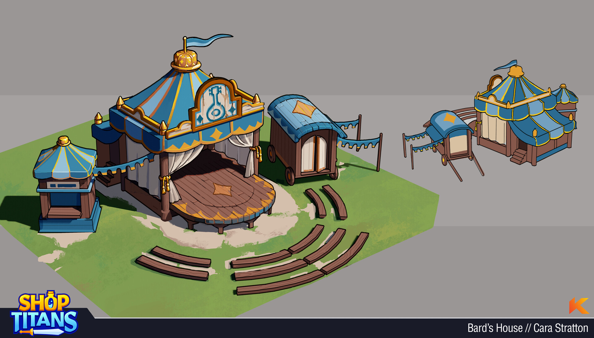 Cara Stratton - Shop Titans - 2023 Concept Art