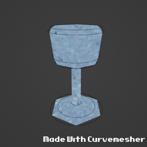 ArtStation - Retro3D Pixel Art Glass Cup