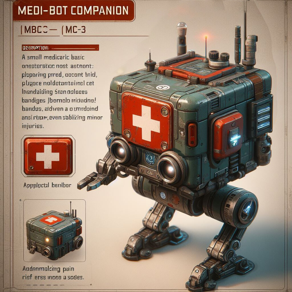 ArtStation - MediBot Companion - Game Asset Pipeline assignment