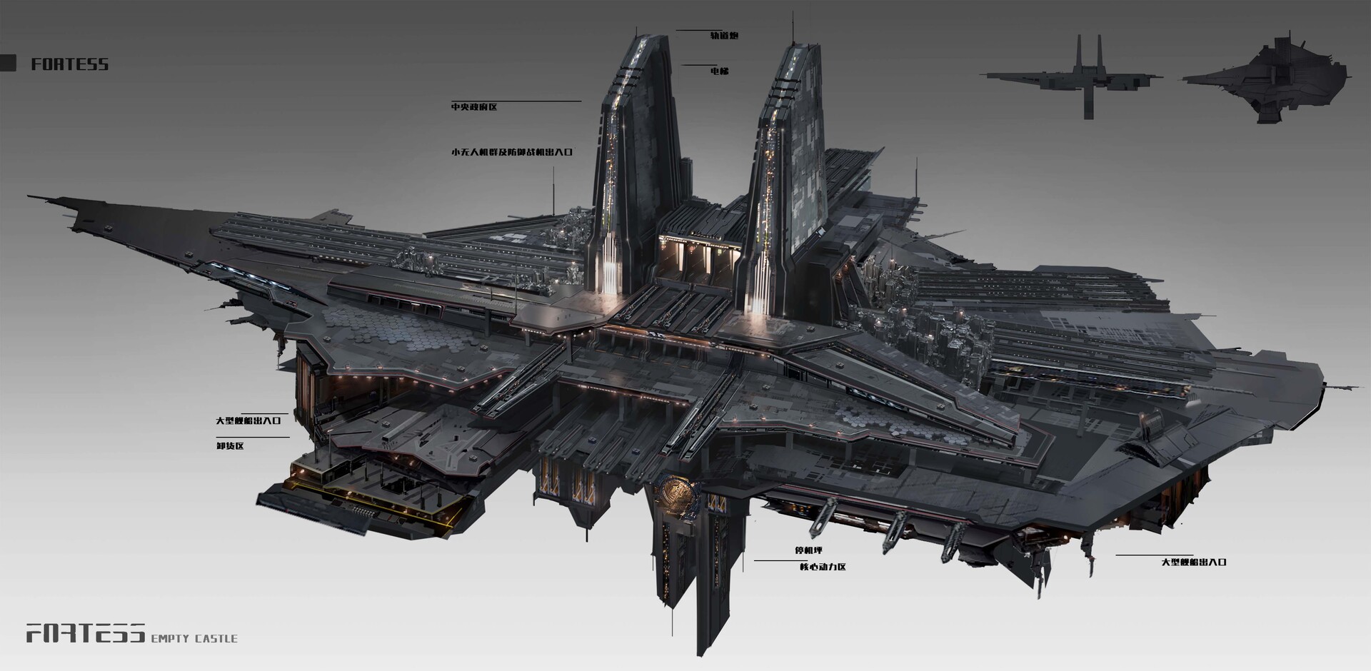 ArtStation - Spaceship design