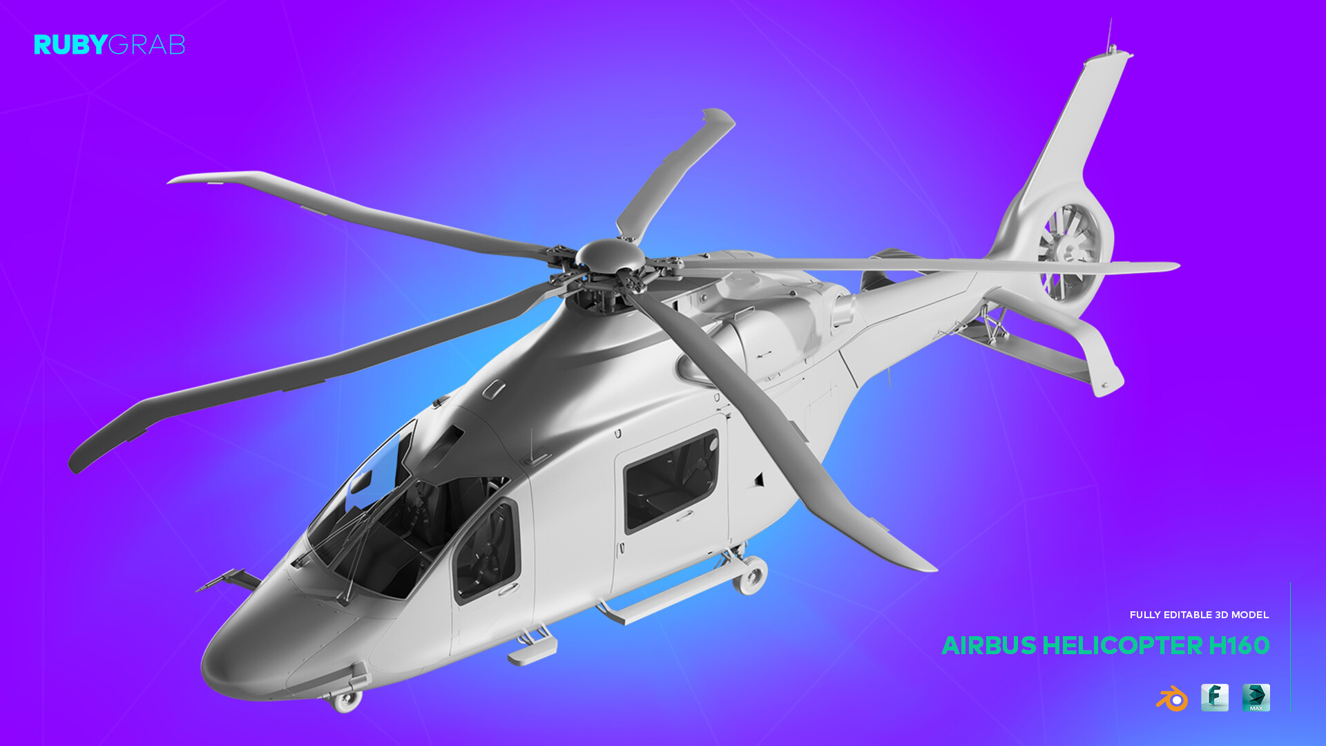 ArtStation - AirBus Helicopter H160 - Detailed Exterior and Interior 3D model