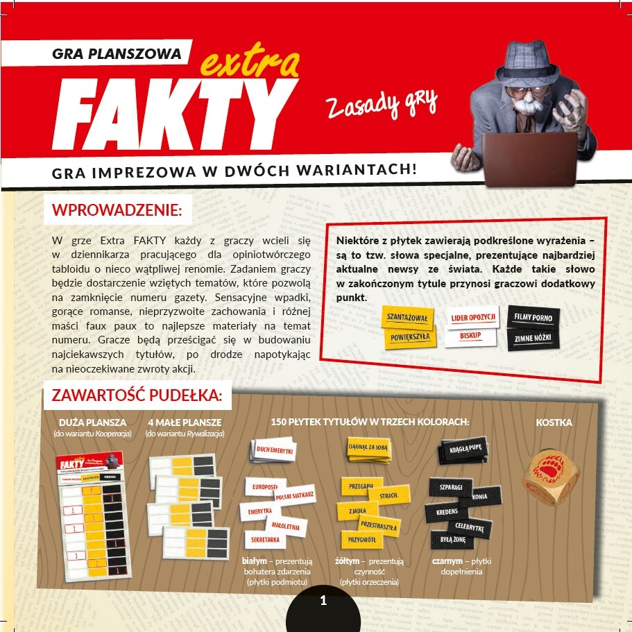 ArtStation - Extra Fakty boardgame
