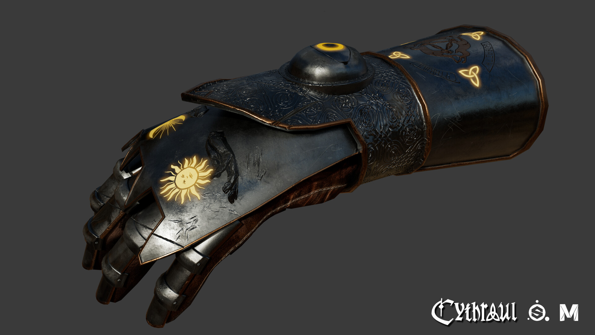 ArtStation - Cythraul Knight Gauntlet