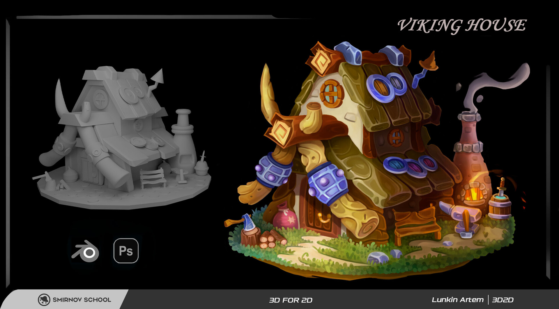 ArtStation - viking house