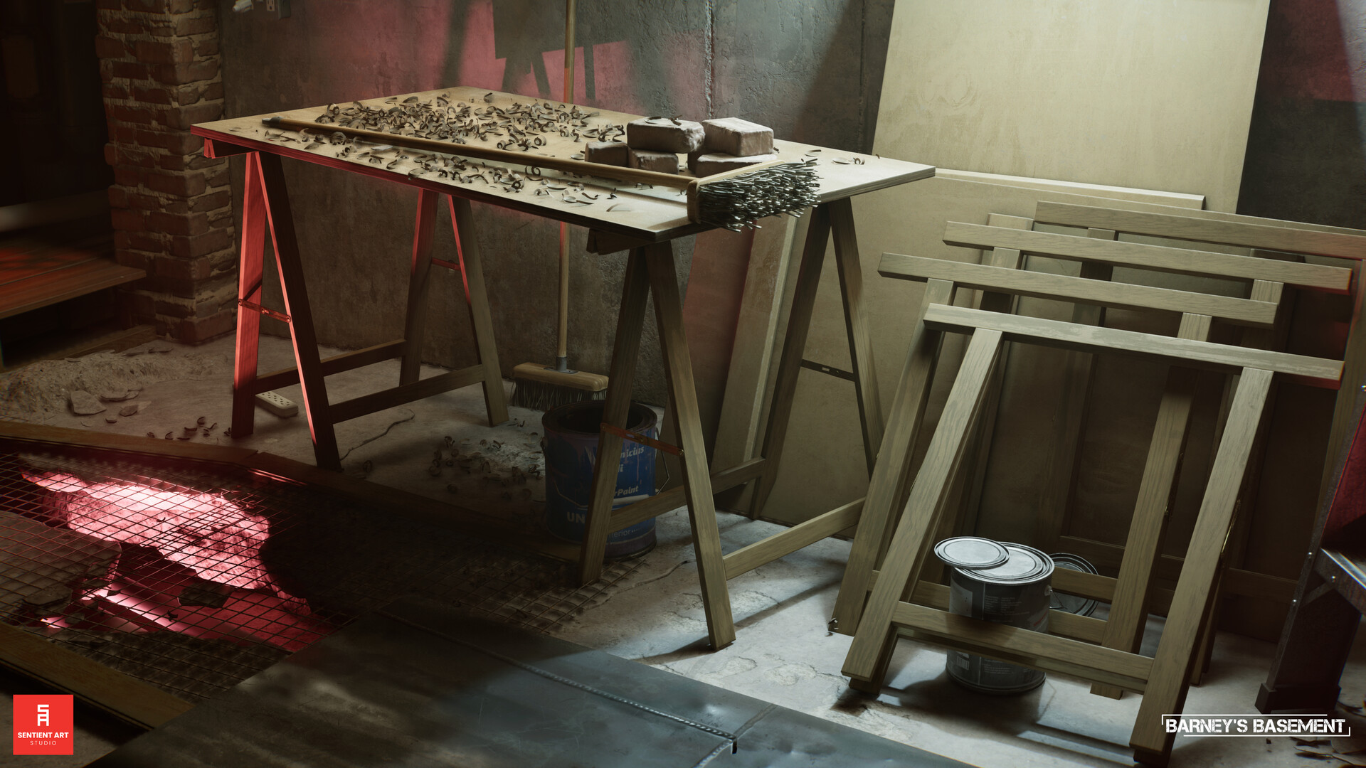 Sentient Art - Barney's Basement - Full VR Project