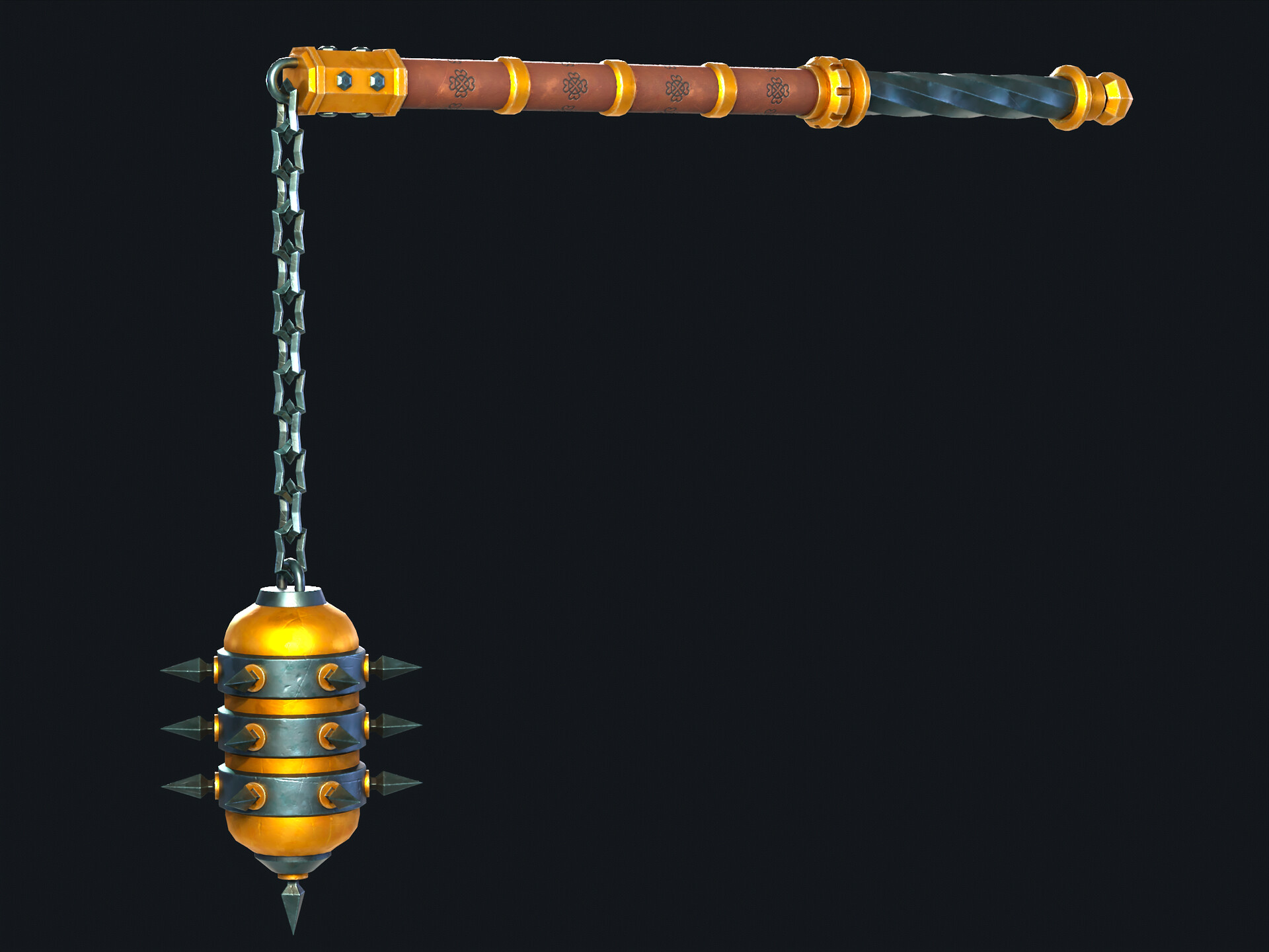 ArtStation - Stylized Flail (Game Ready)