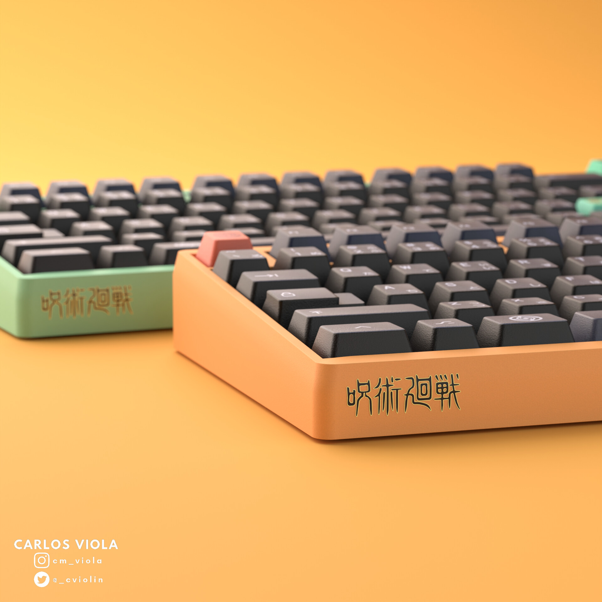 Carlos Viola - Monokei x Jujutsu Kaisen Keyboards