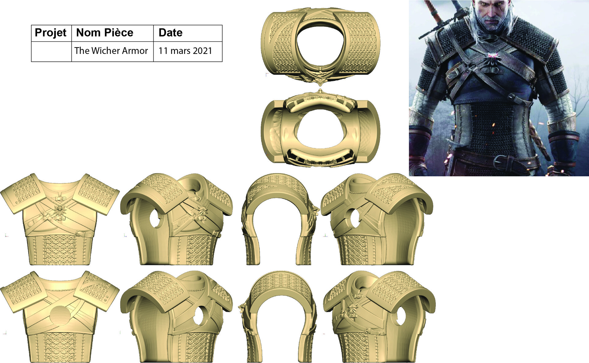 ArtStation - MEGA "The Witcher" armor