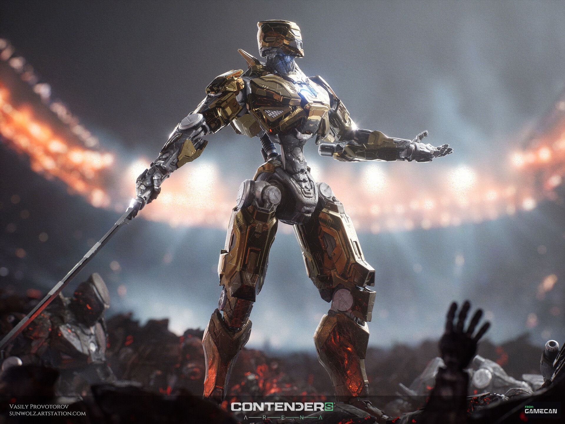 ArtStation - Contenders:Arena Promo Art - Gladiator