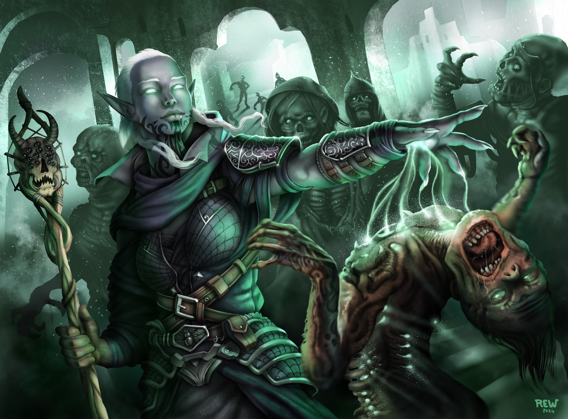 ArtStation - Necromancie thay