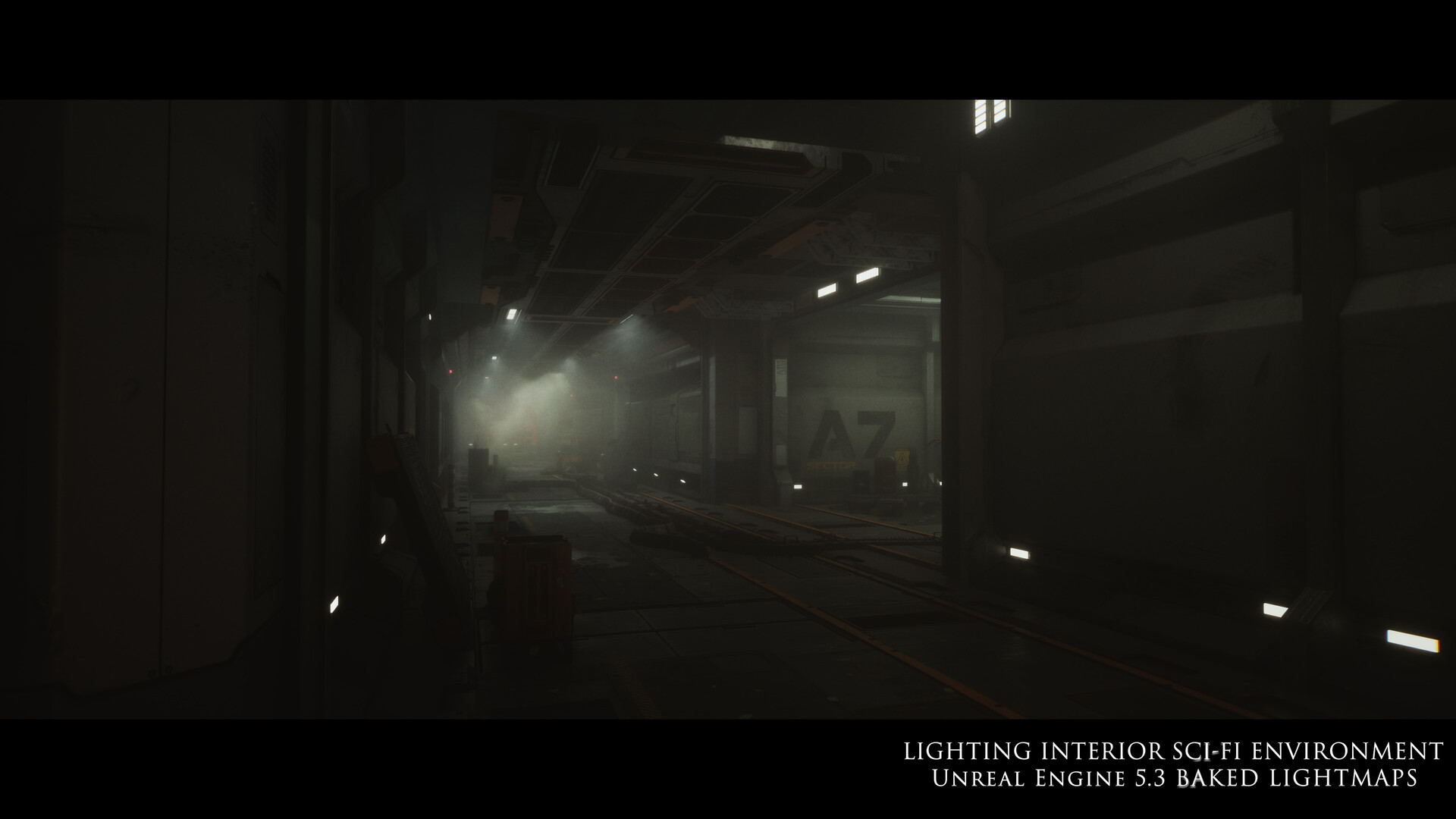 Pasquale Scionti - Tutorial Bake Lightmaps and Lighting a Sci-Fi interior Unreal Engine 5.3