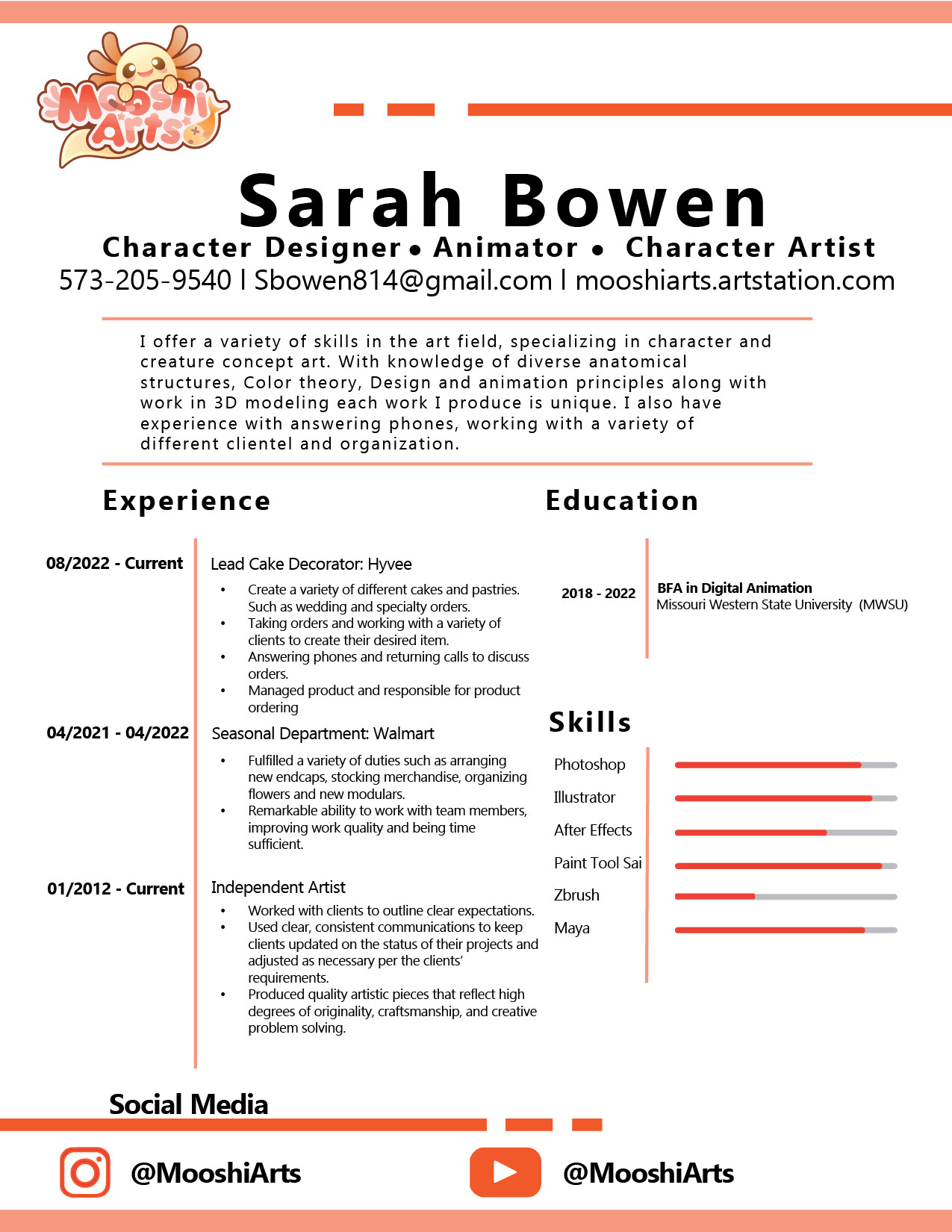 ArtStation - Resume 2024