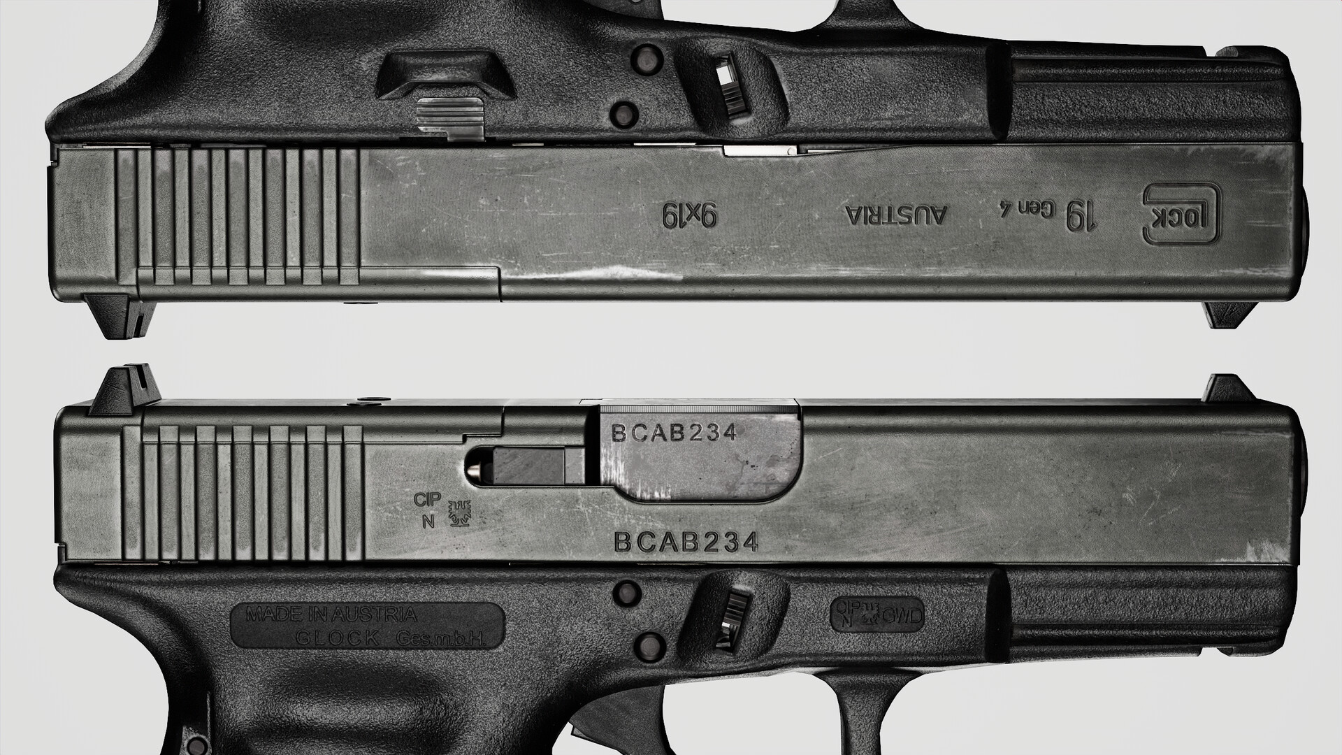 Glock 19 Gen 3 Versus Gen 4