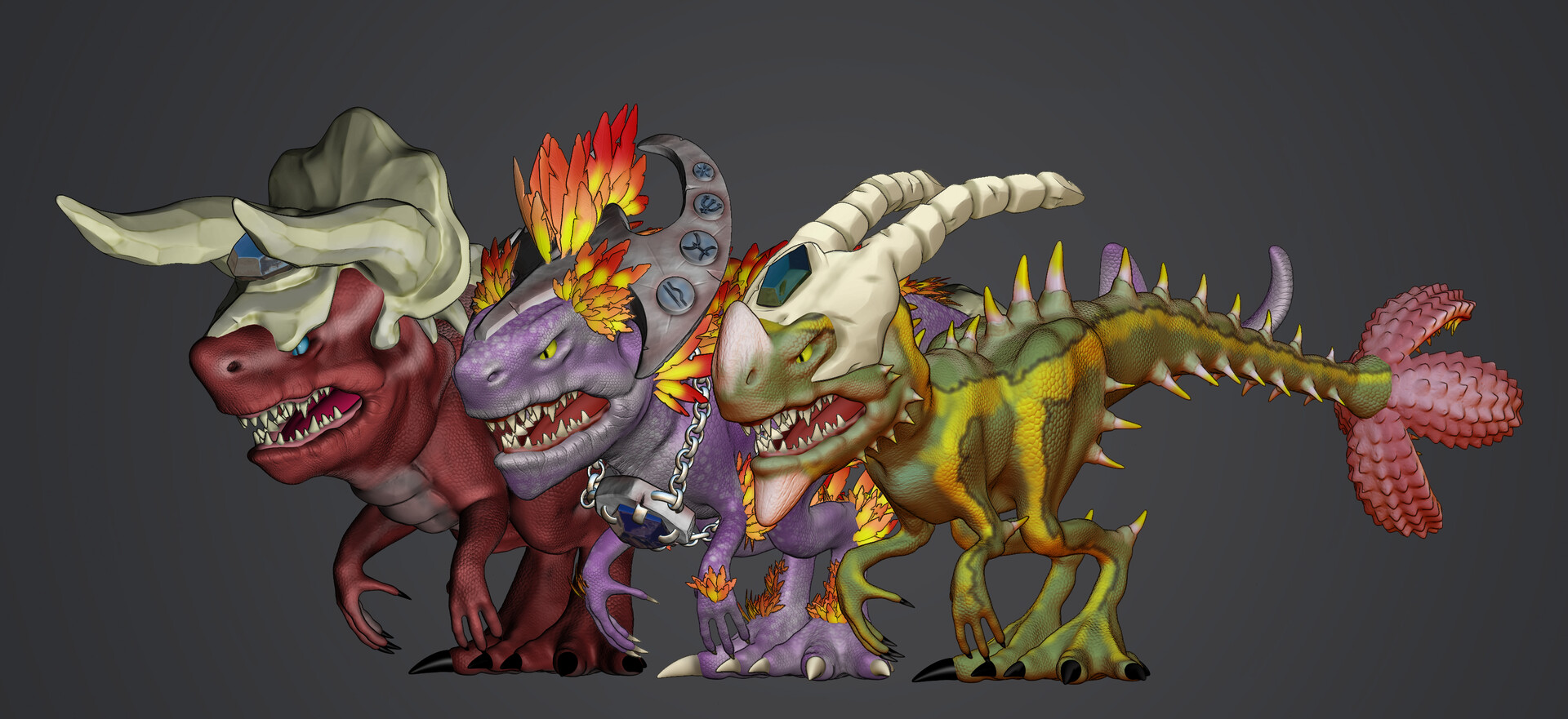 Jimi Lee Weijers - Quick Dino Sculpts for proof of Concept