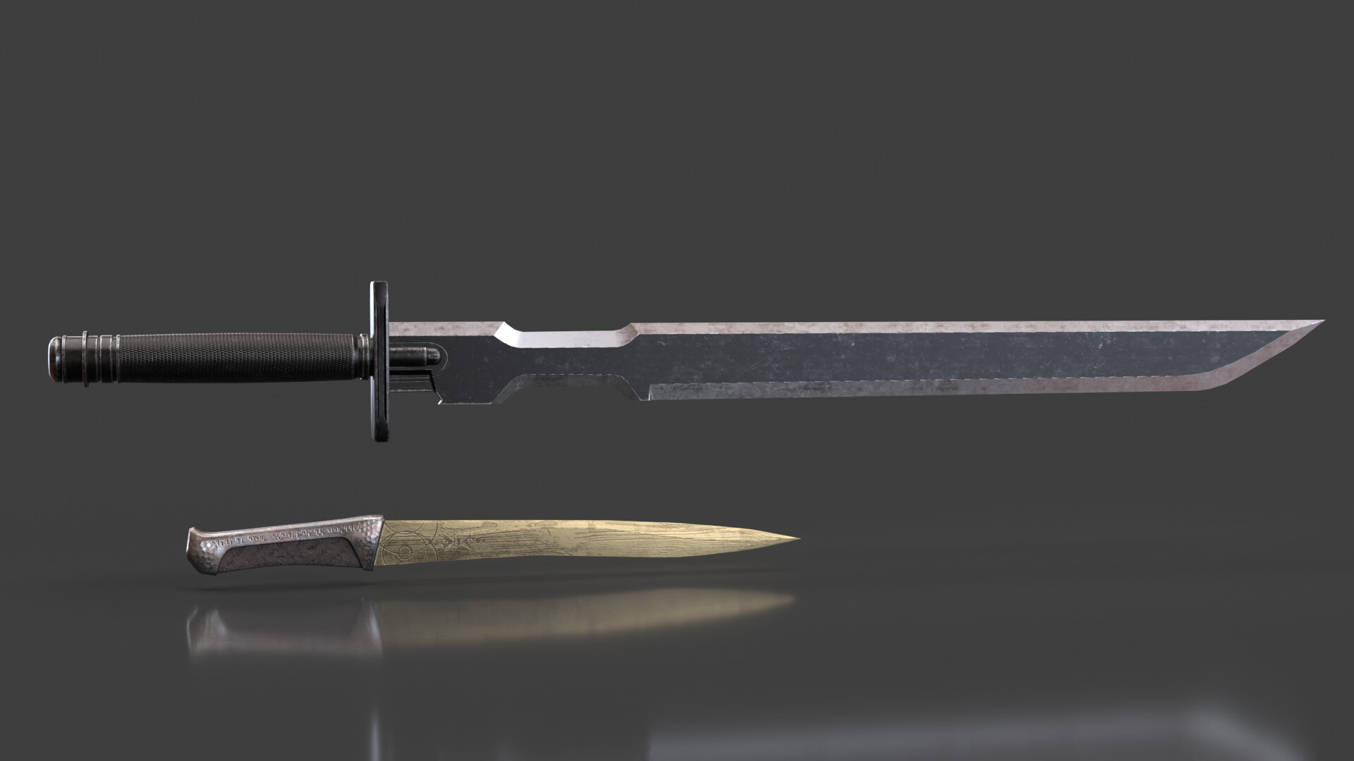 ArtStation - Crysknife & Sardaukar Sword (Dune)