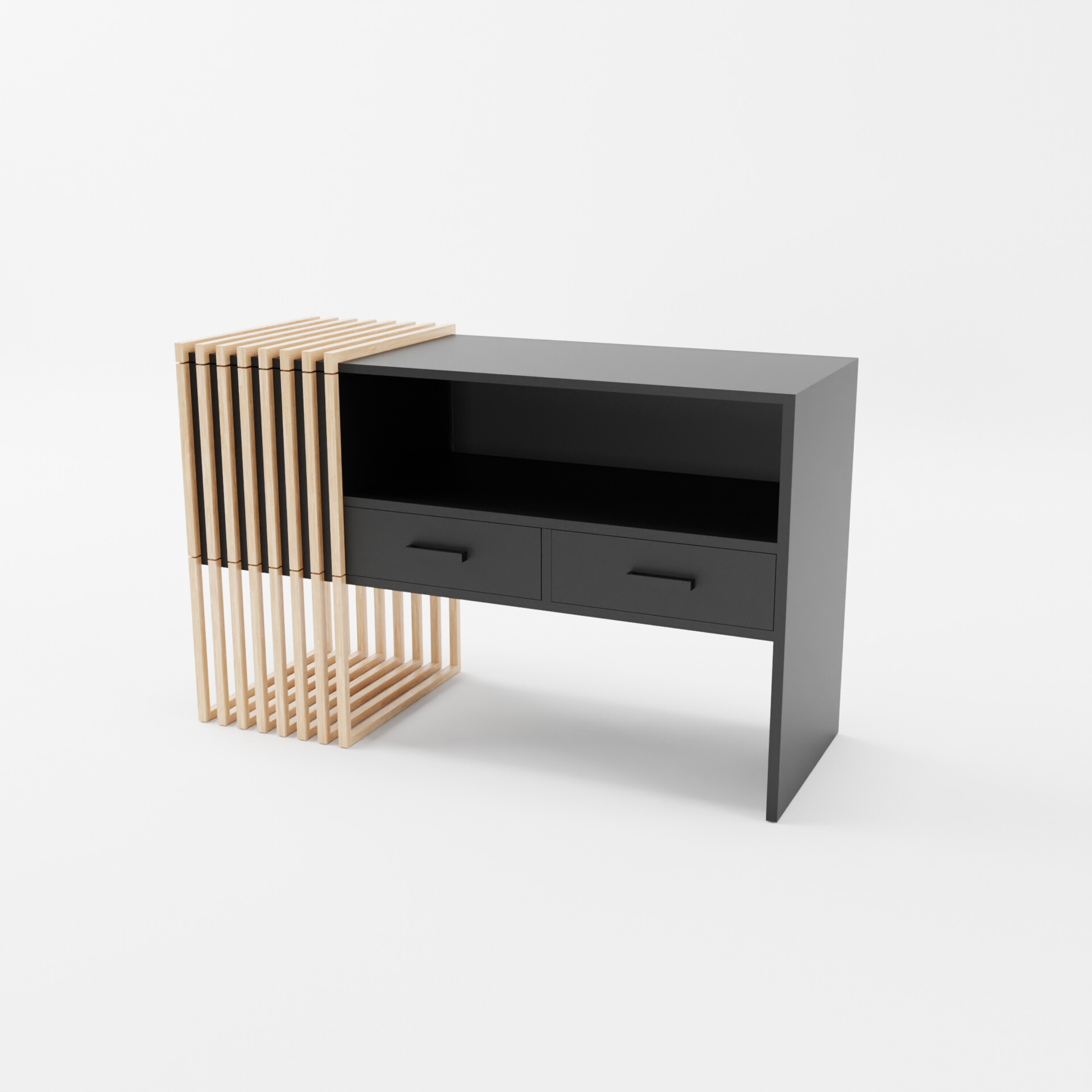 MM Studio - Stripe Side Credenza
