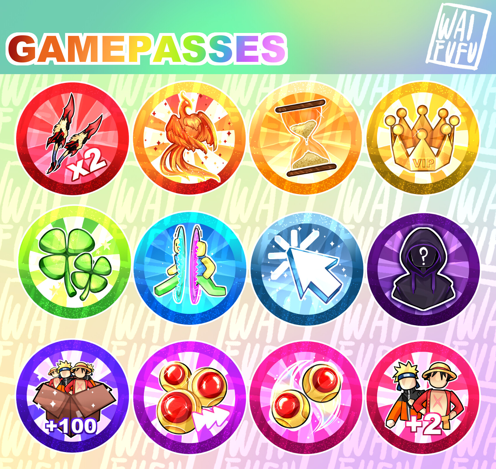 ArtStation - ROBLOX GAMEPASSES