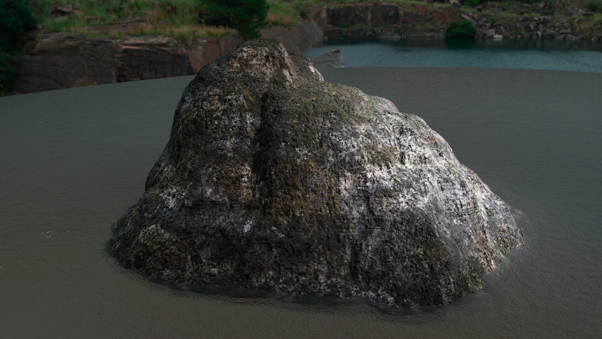 ArtStation - Cliff island