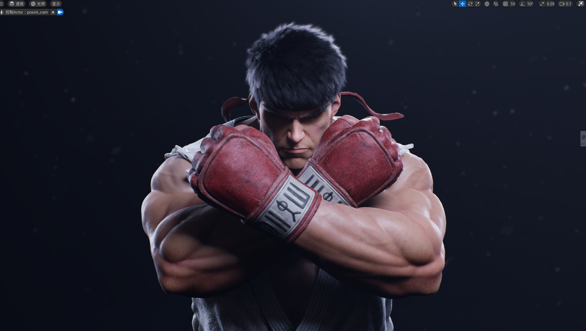 Chen Guang - 街霸《隆》虚幻5次世代游戏角色全流程教程_tutorial