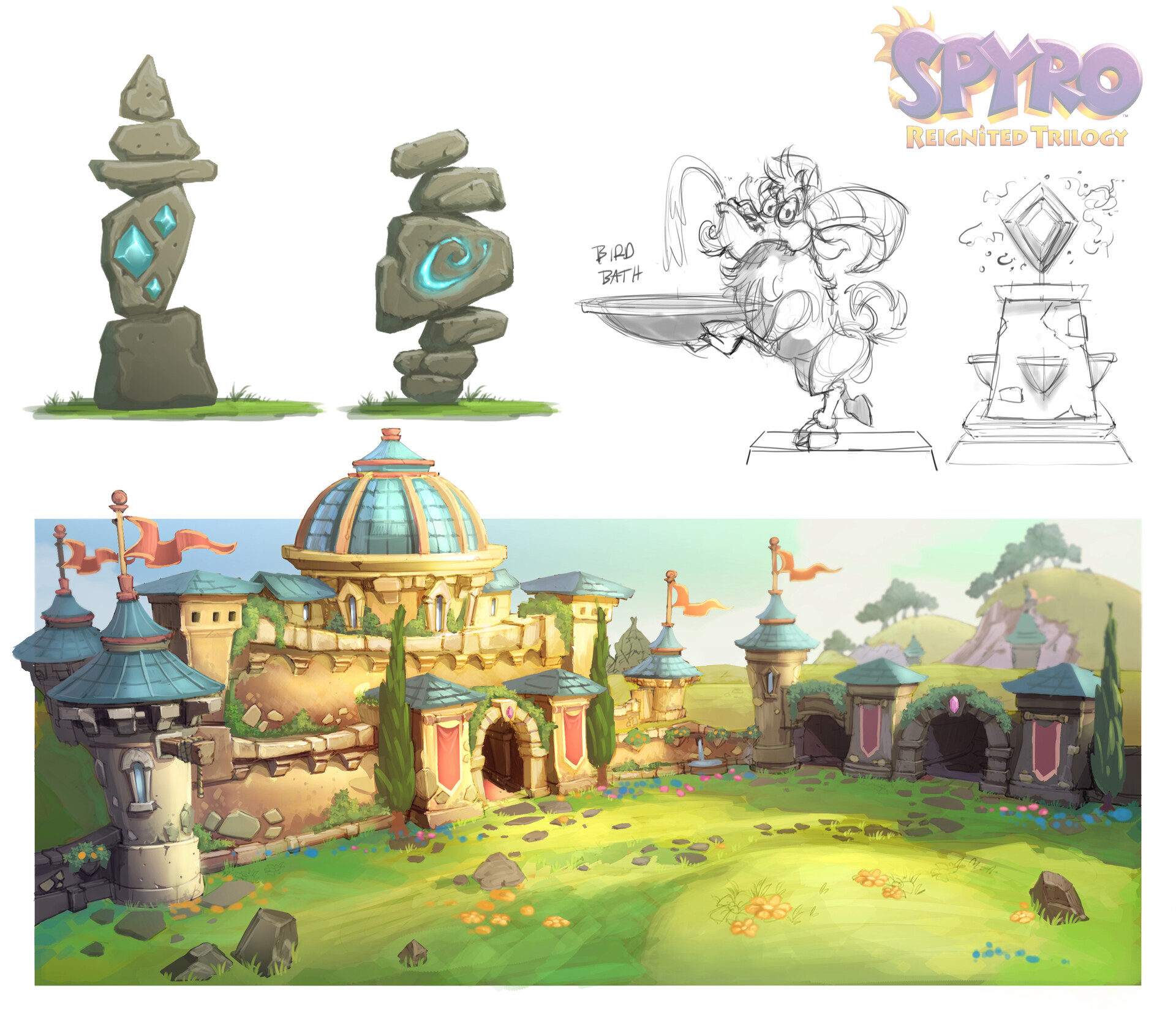 ArtStation - Spyro reignited trilogy concepts