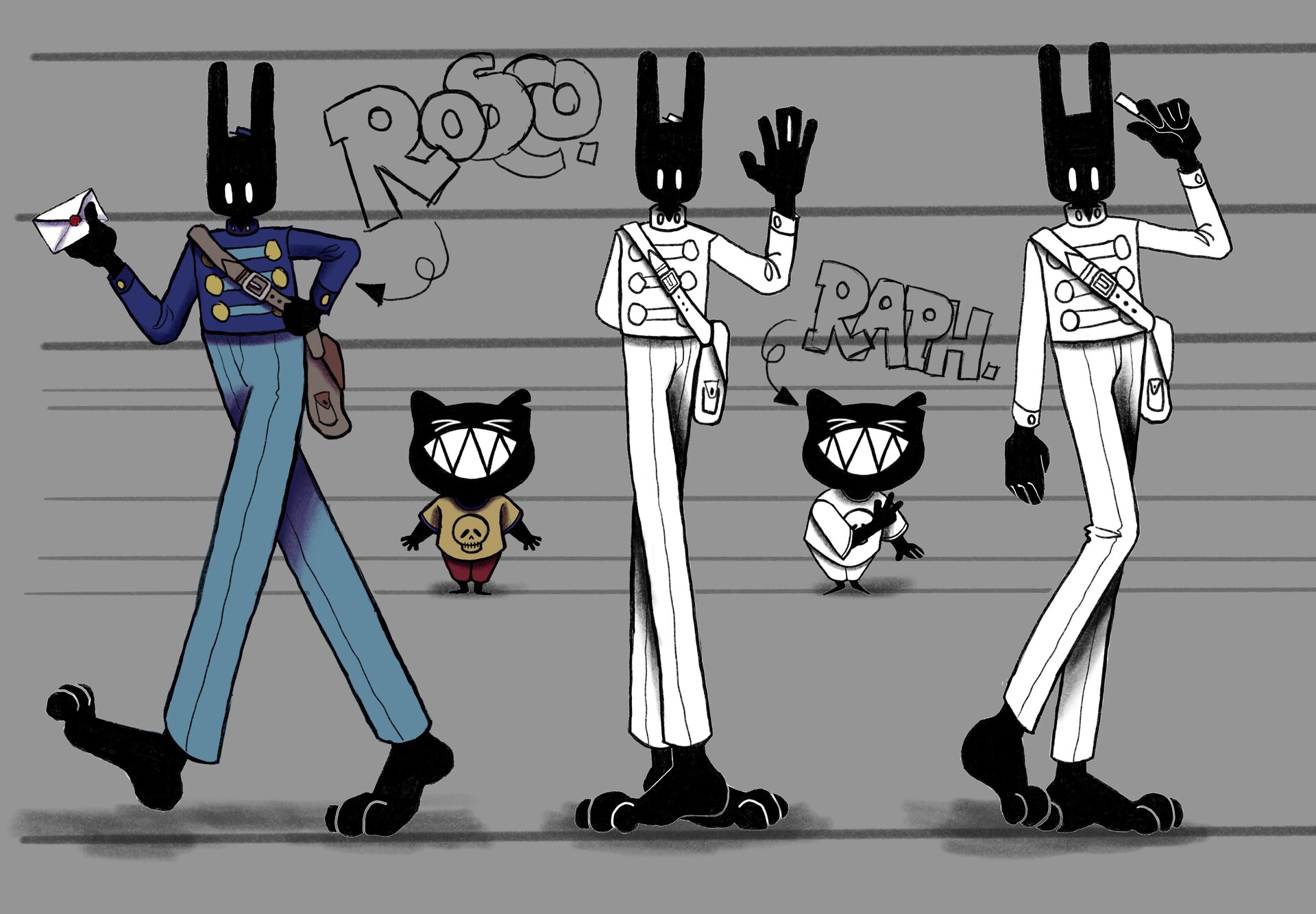 ArtStation - ROSCO and RAPH Character Poses