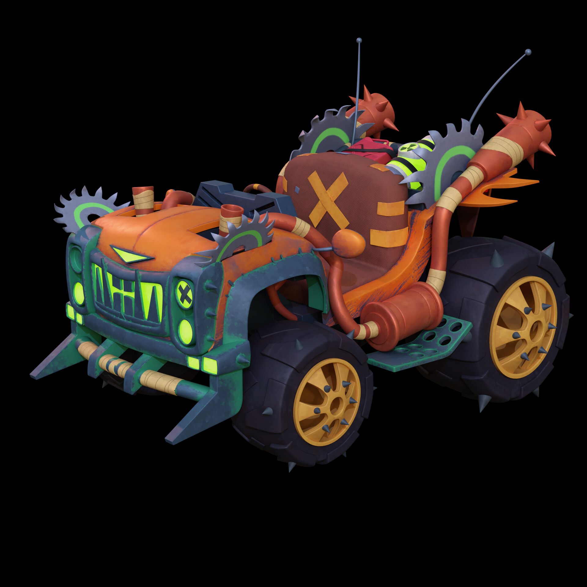 ArtStation - CTR - Dusty Raider FanArt