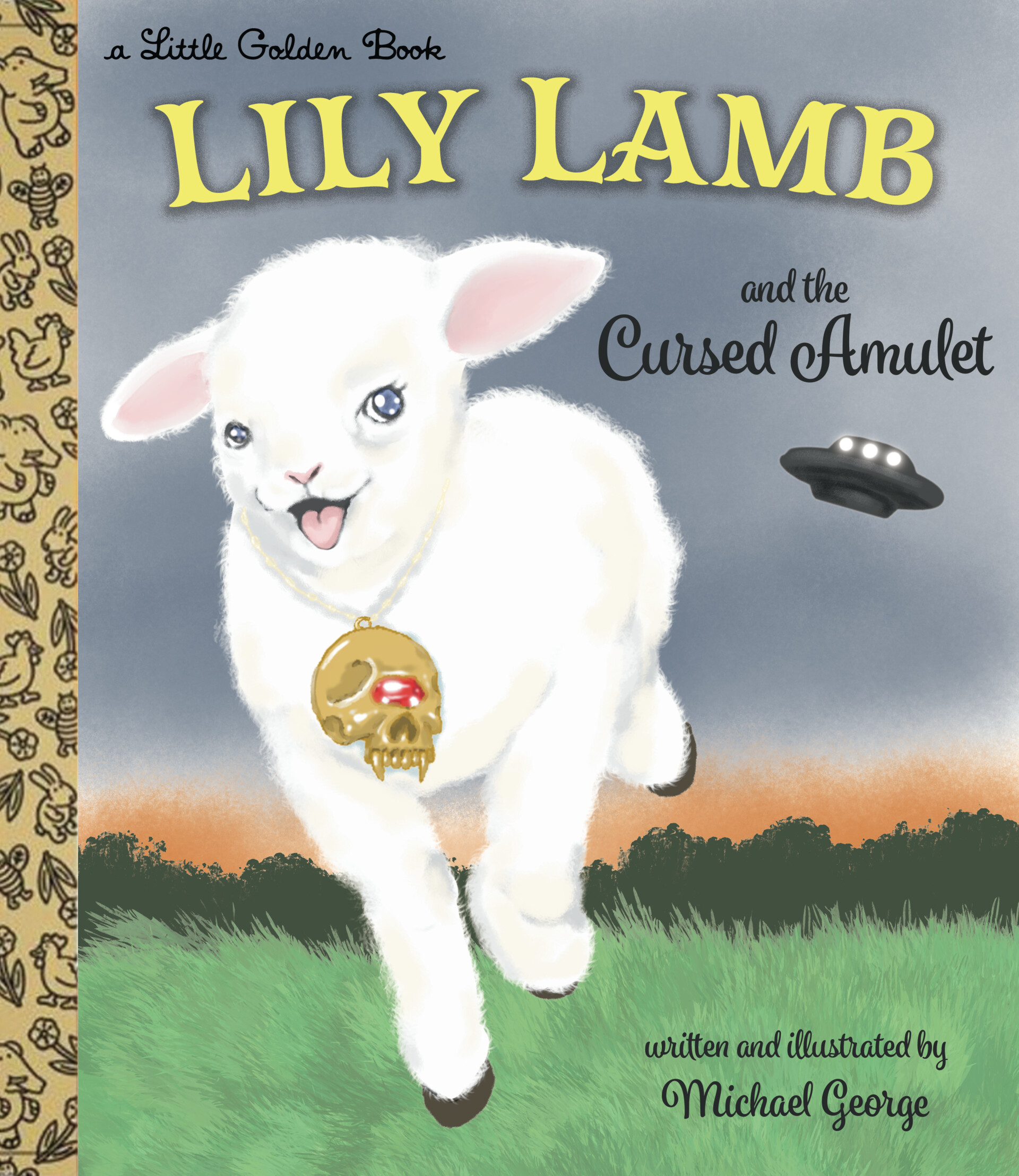 ArtStation - Lily Lamb and the Cursed Amulet - Book Cover student project