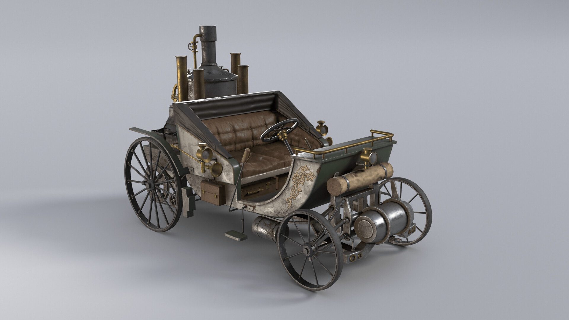 ArtStation - Steam Car