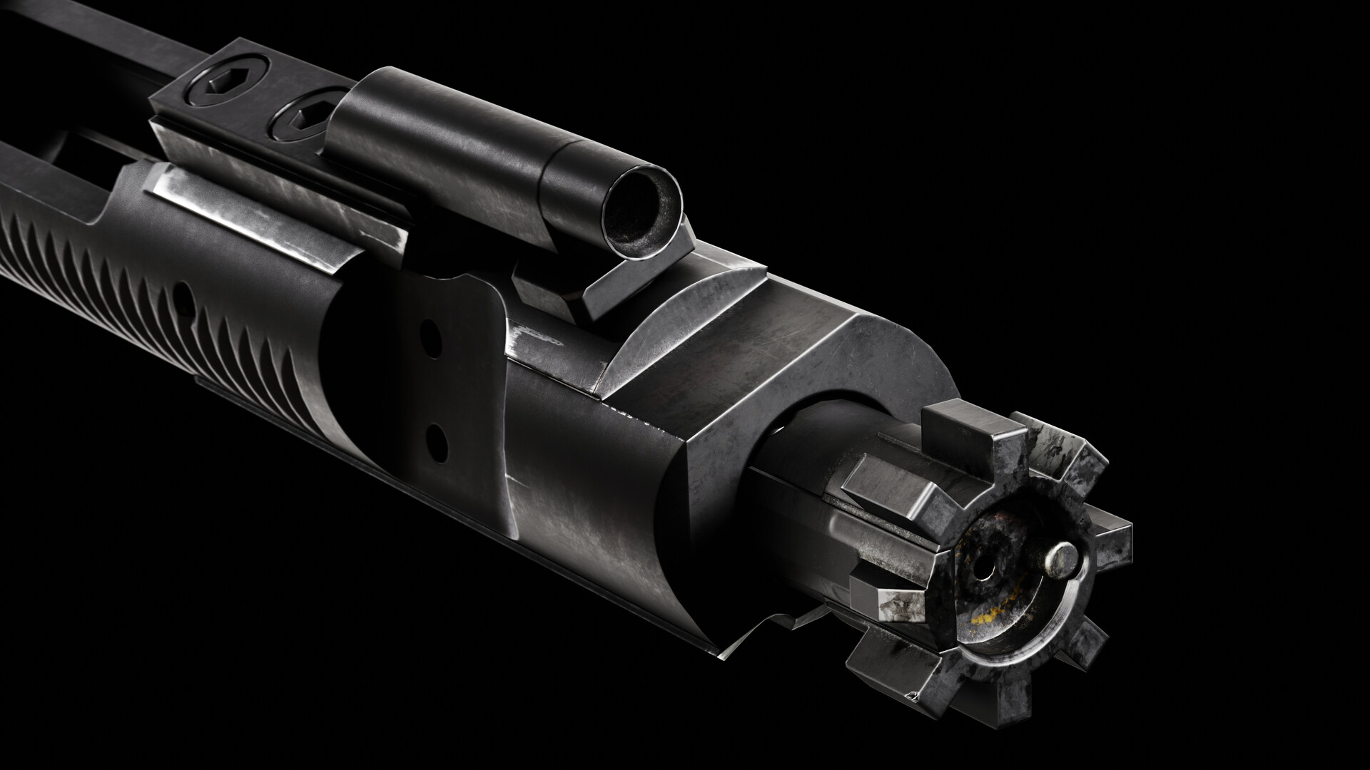 ArtStation - M4A1 Mil Spec Bolt Carrier Group