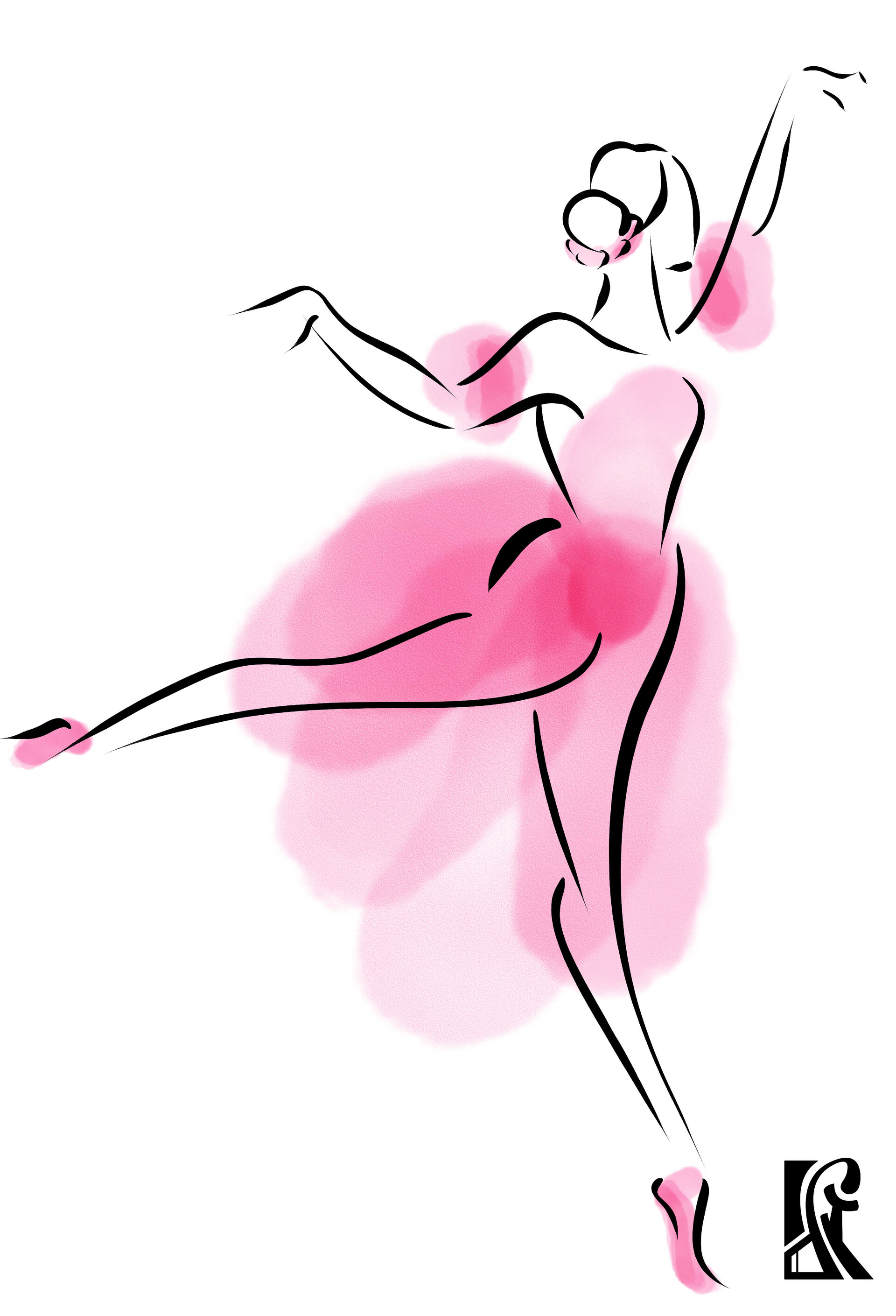 ArtStation - Dancing figure drawing