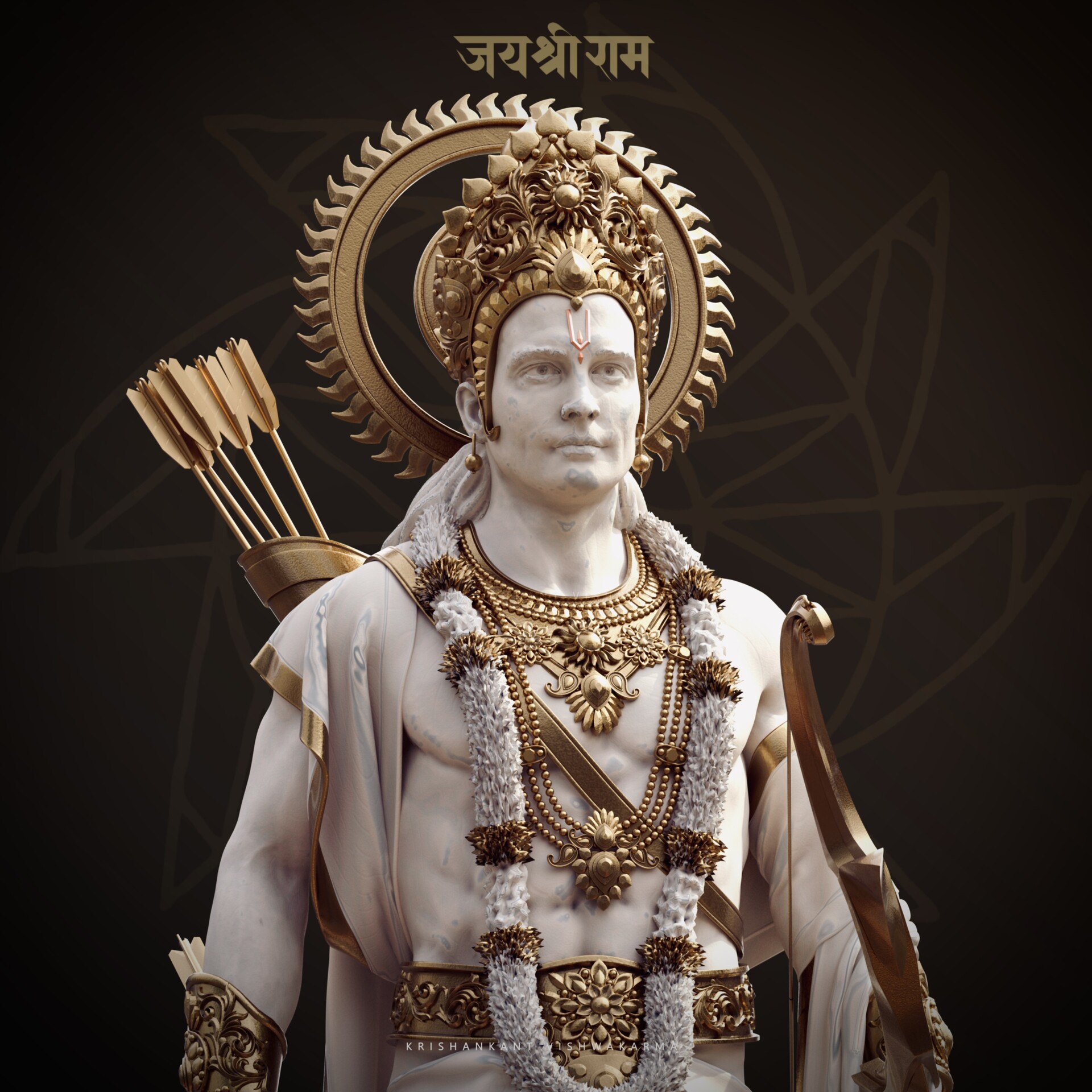 ArtStation - Shree Ram - King of Aayodhya Shri Ram
