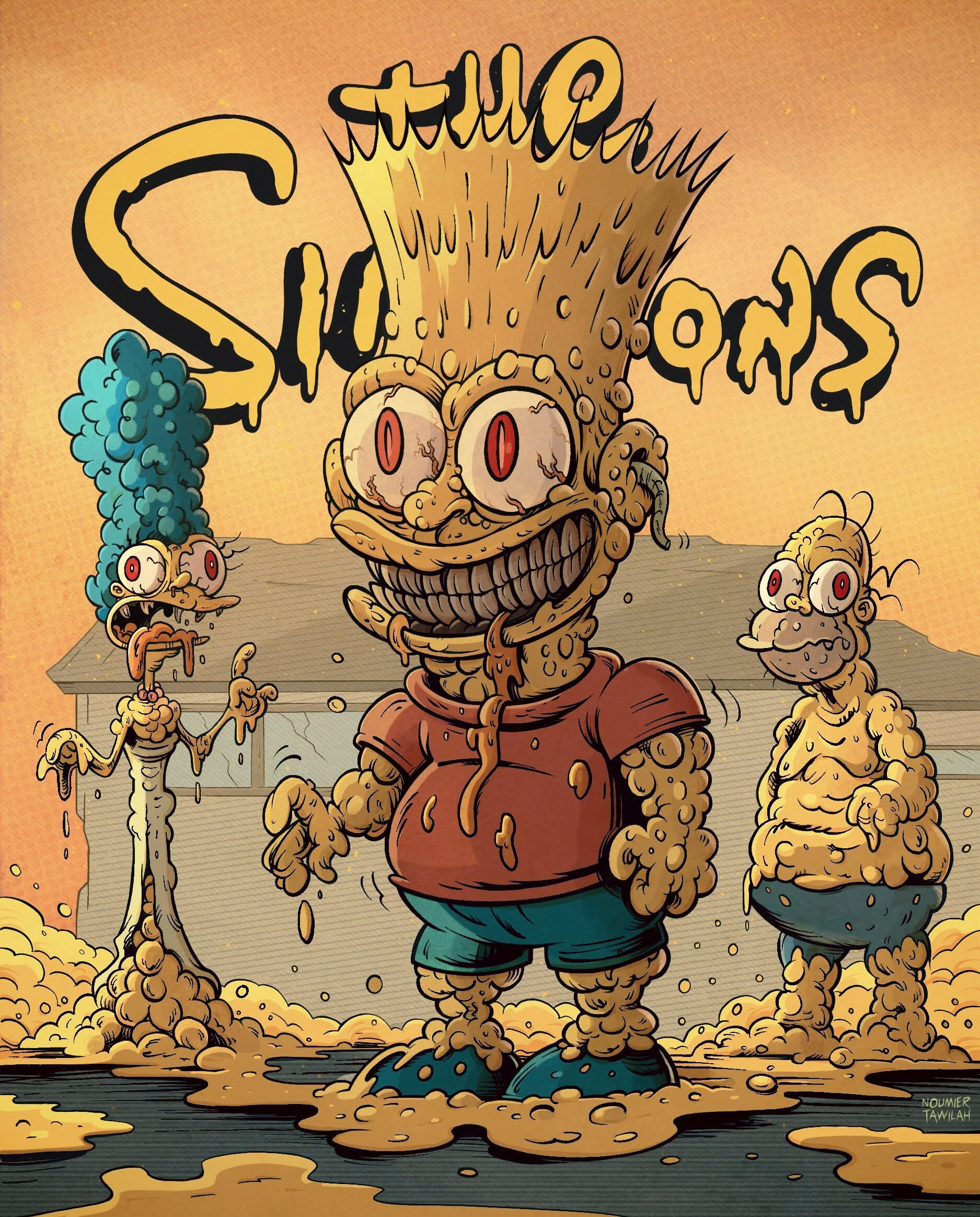 ArtStation - Springfield Nightmare