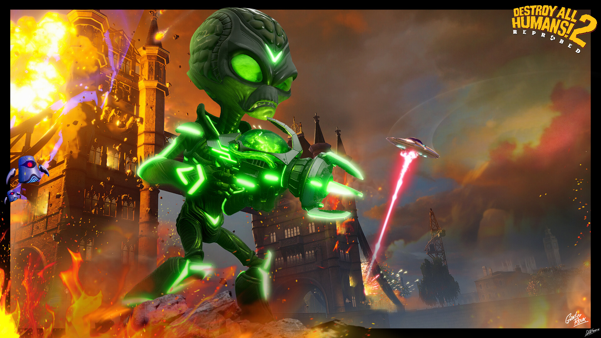 ArtStation - Destroy All Humans! 2 - Reprobed - Skin Posters P4