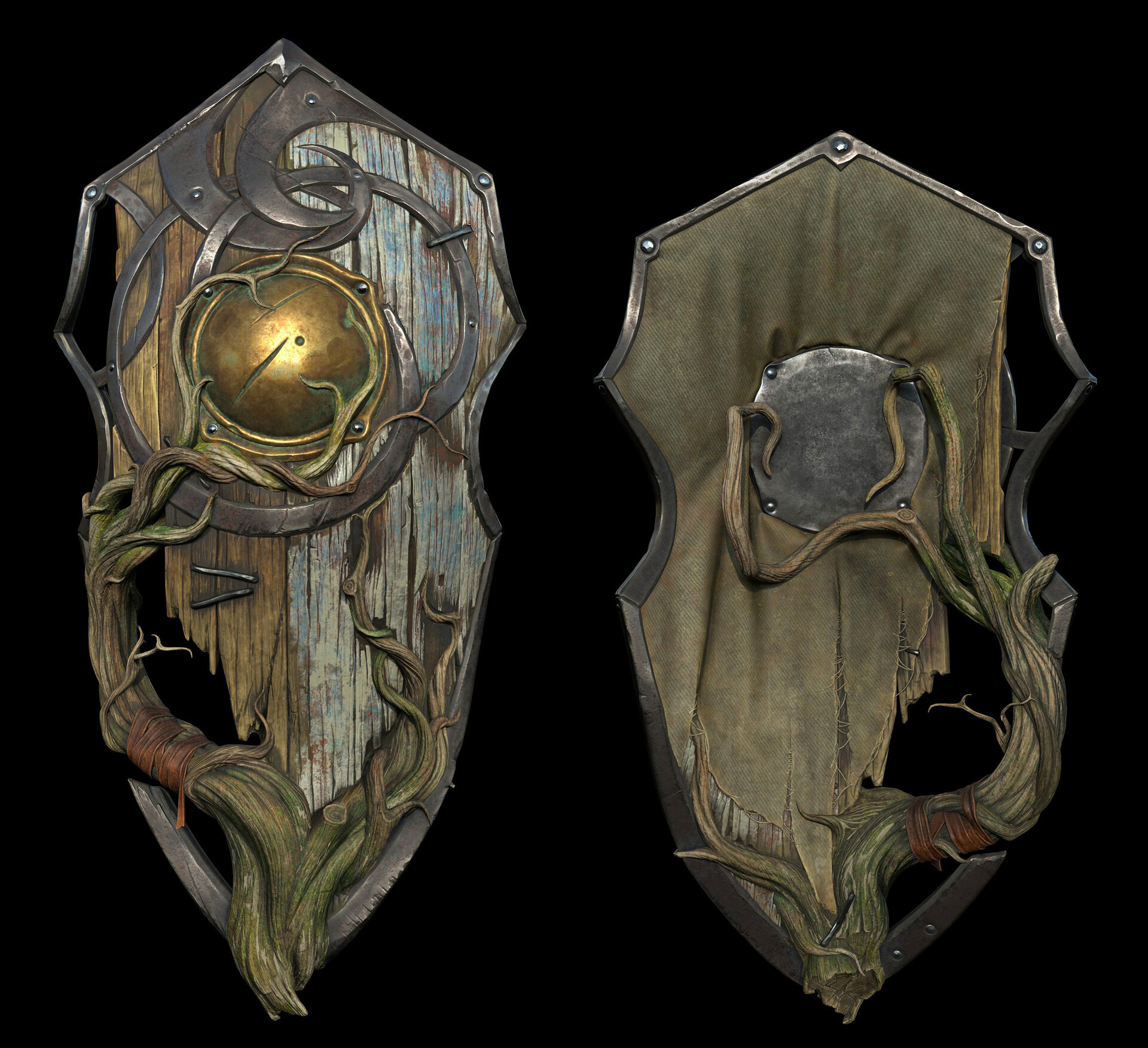 Games Artist - Shield & Sword - Prop Breakdown - Denis Korystin