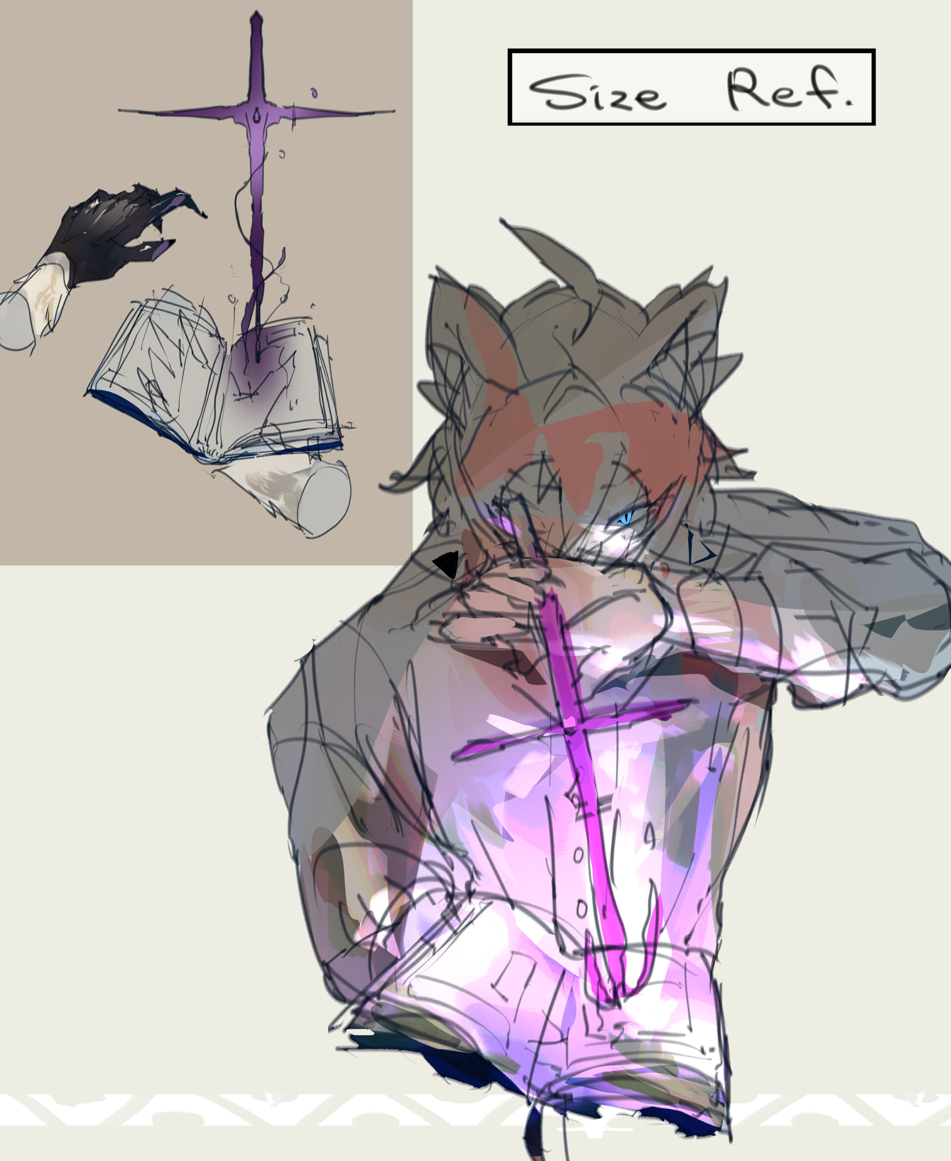 SukeP (Kosuke Nakamura) - Original Weapon Designs (Skeb Commission) 2024