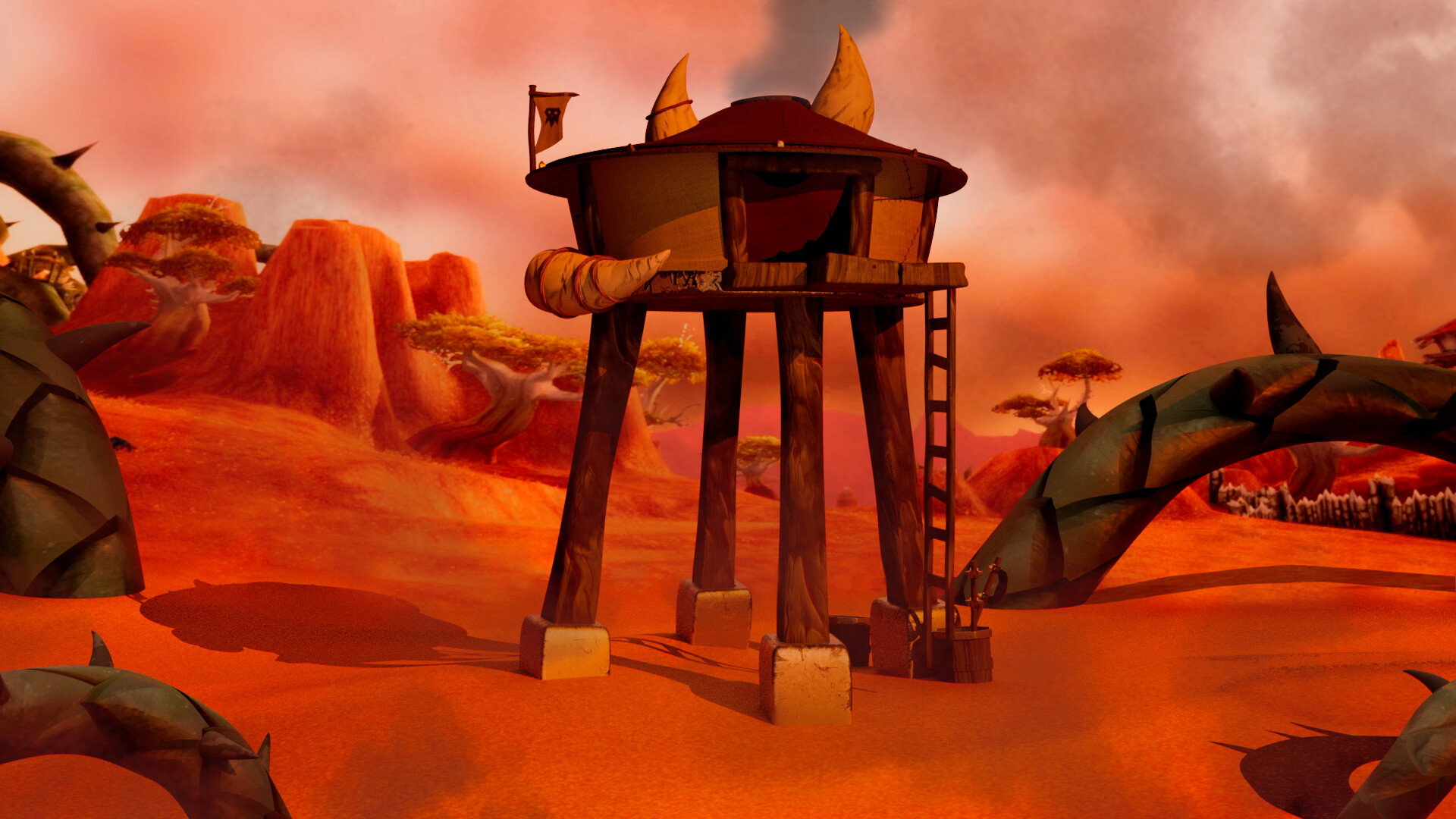 ArtStation - Horde Tower in Durotar