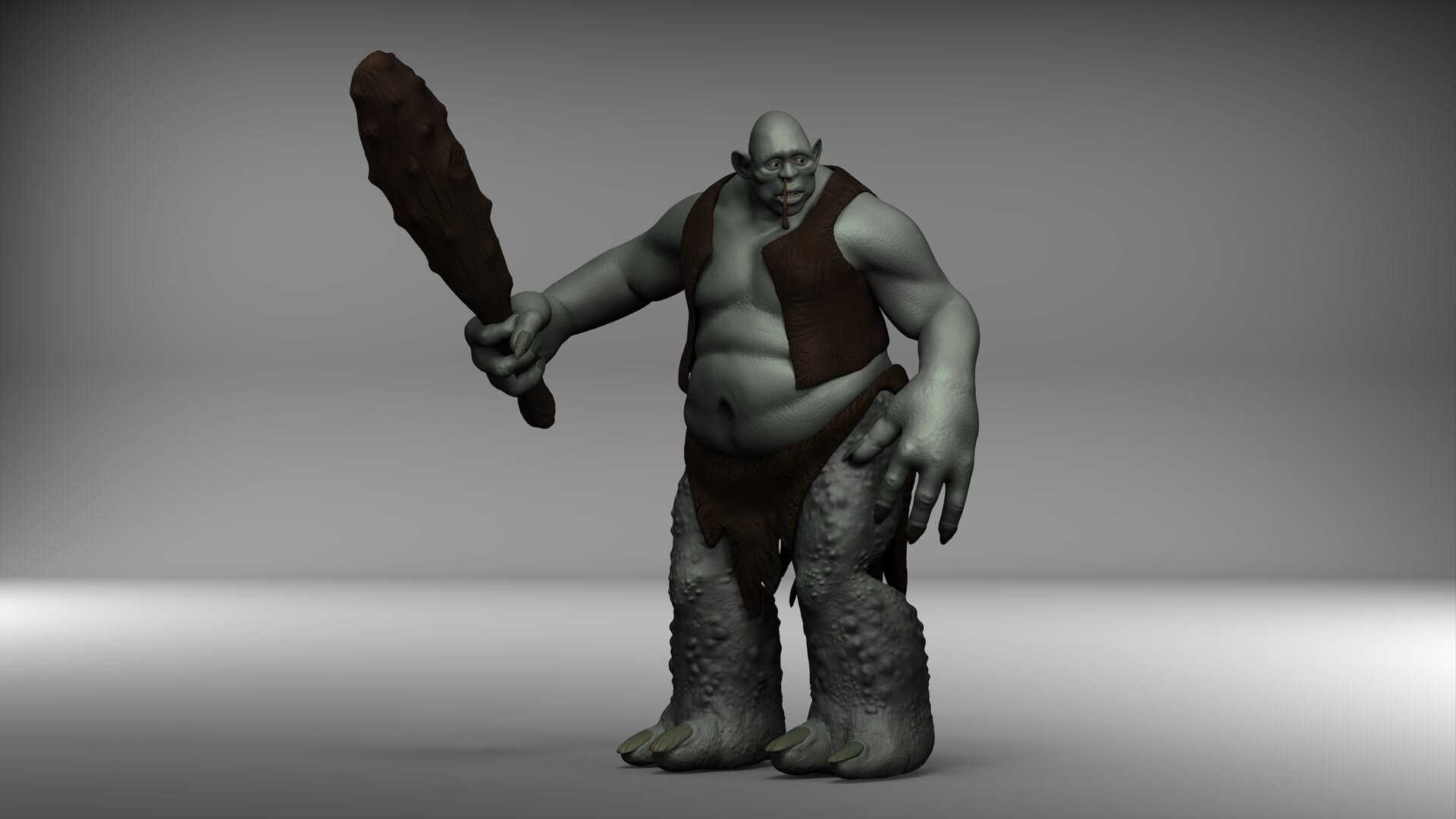 ArtStation - Mountain Troll from Harry Potter's First Movie