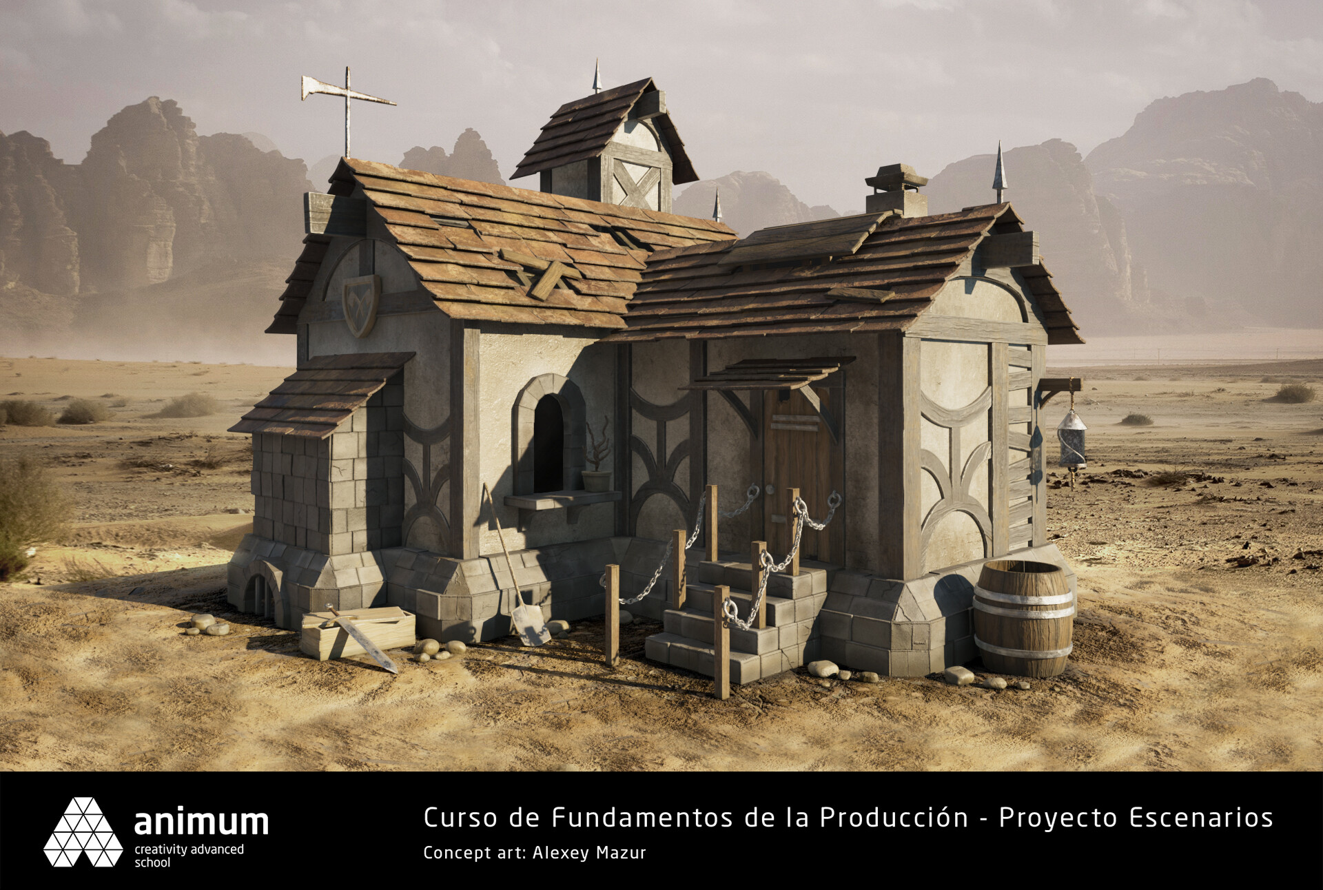 ArtStation - Desert House