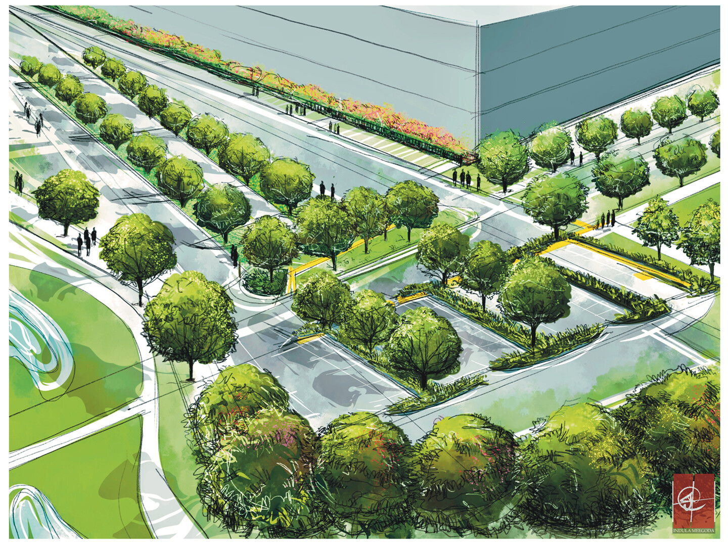 ArtStation - “ A sustainable green city development