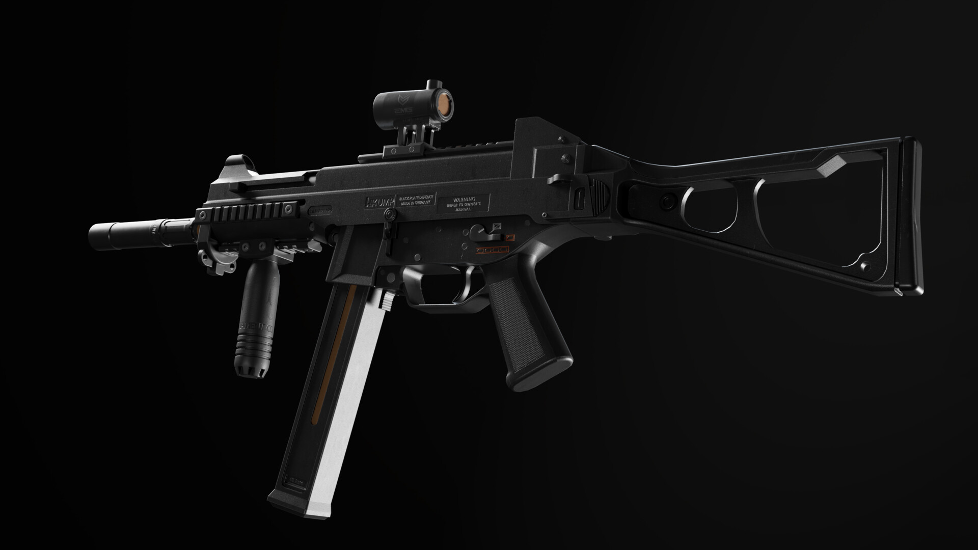 ArtStation - HK UMP-45 Game ready