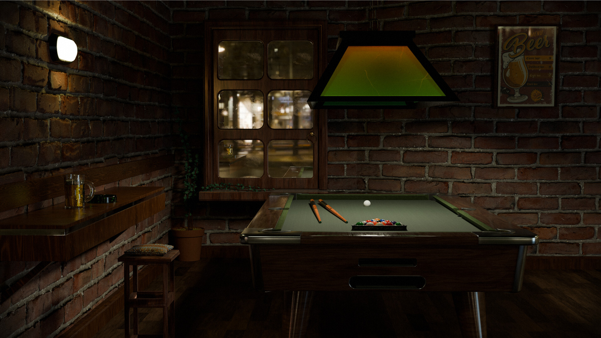 ArtStation - Billiard Bar