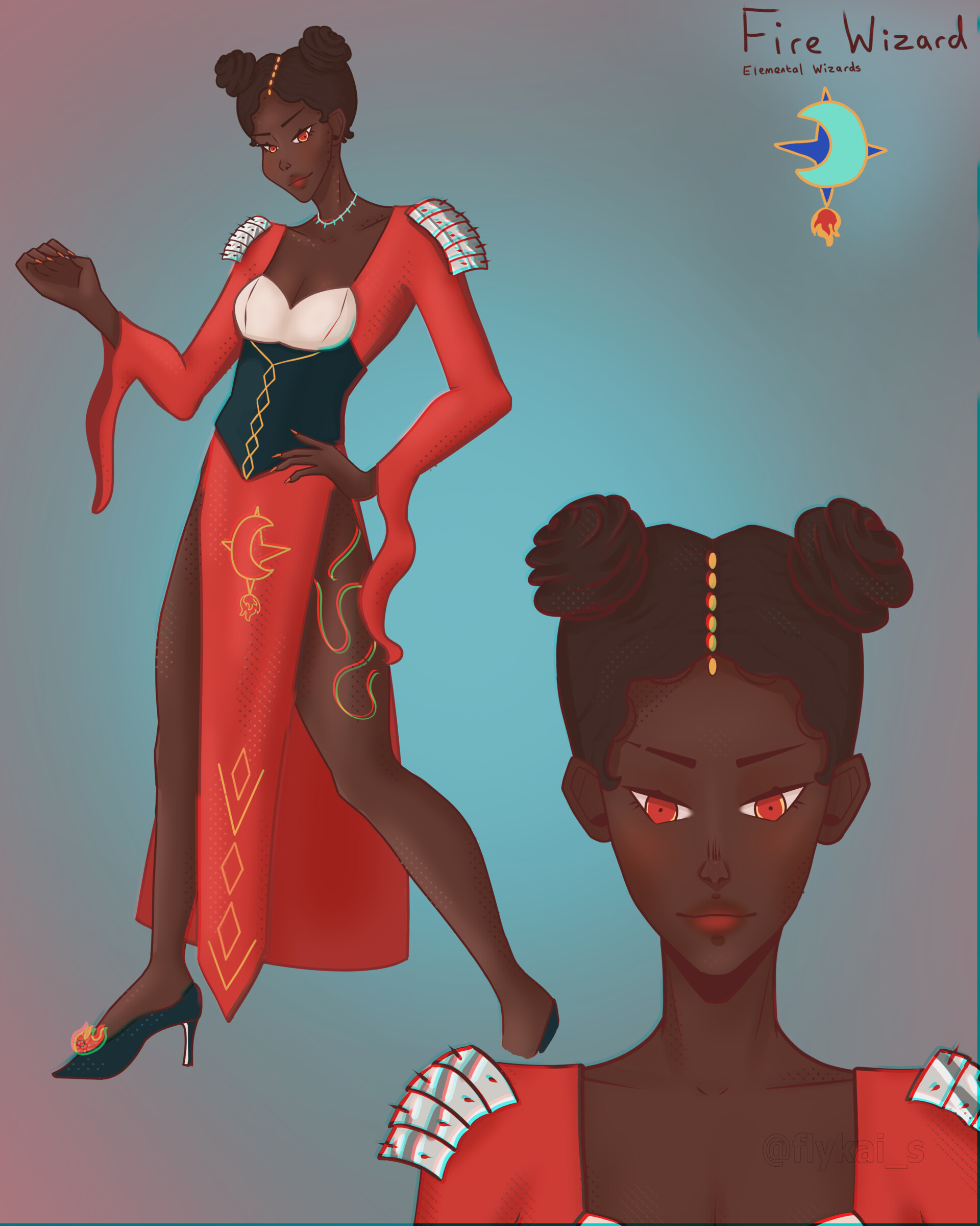 ArtStation - Fire Wizard Pele