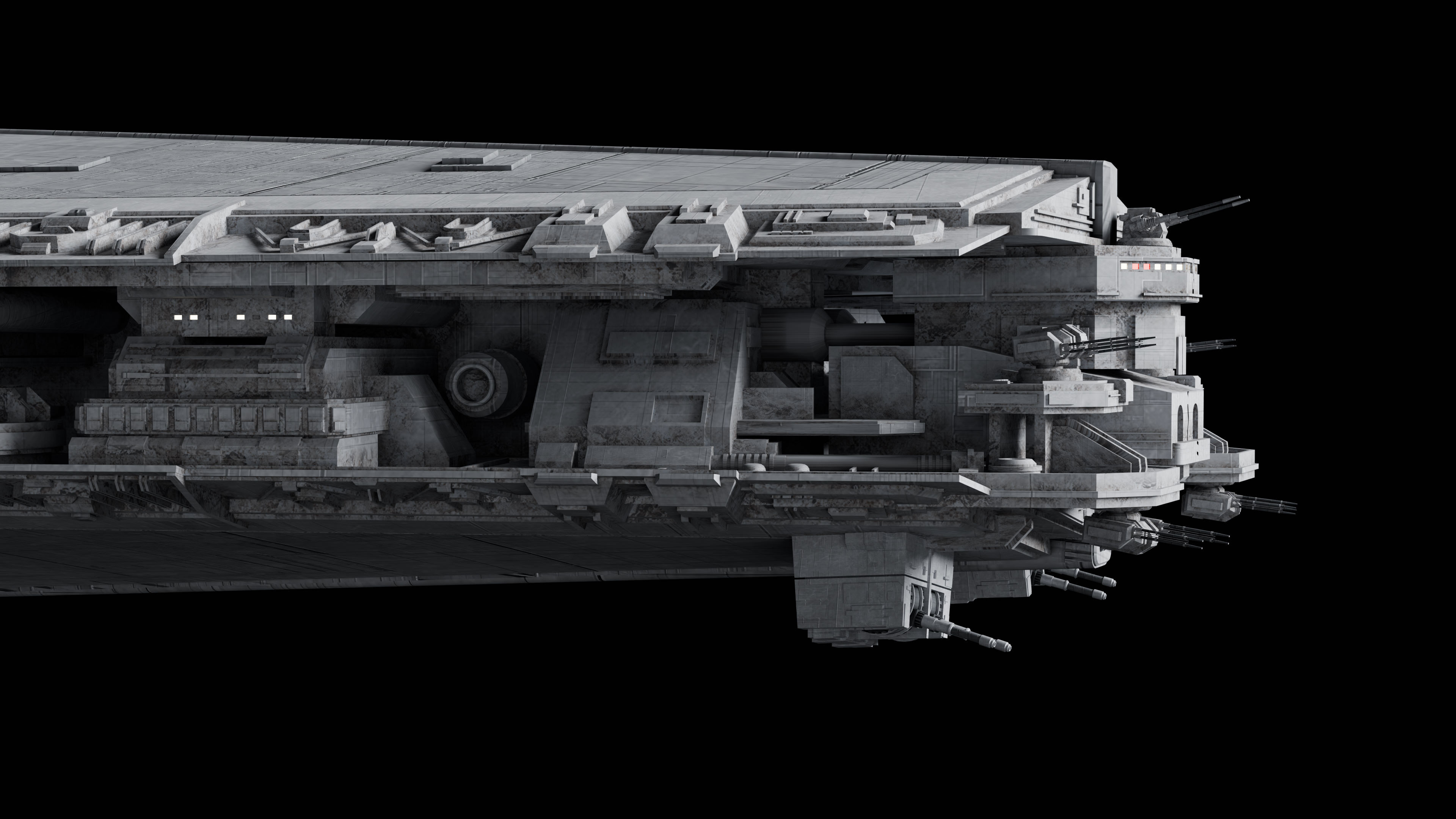 Sci-Fi 3D Models - Buildings, Spaceship, Wall Panels - Imperial II ...