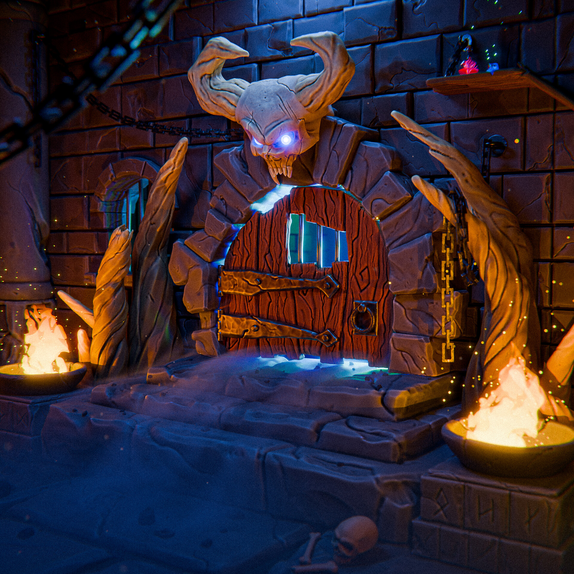 ArtStation - Dungeon Door