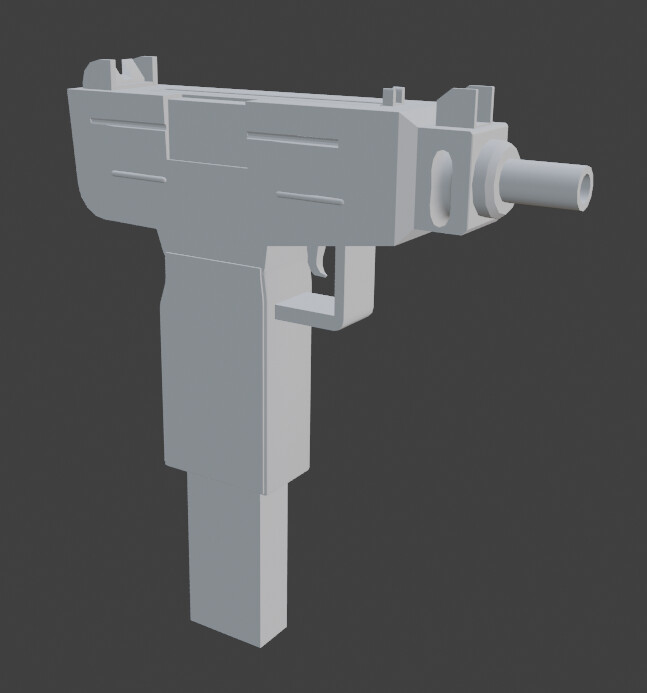 ArtStation - Simple Mini Uzi