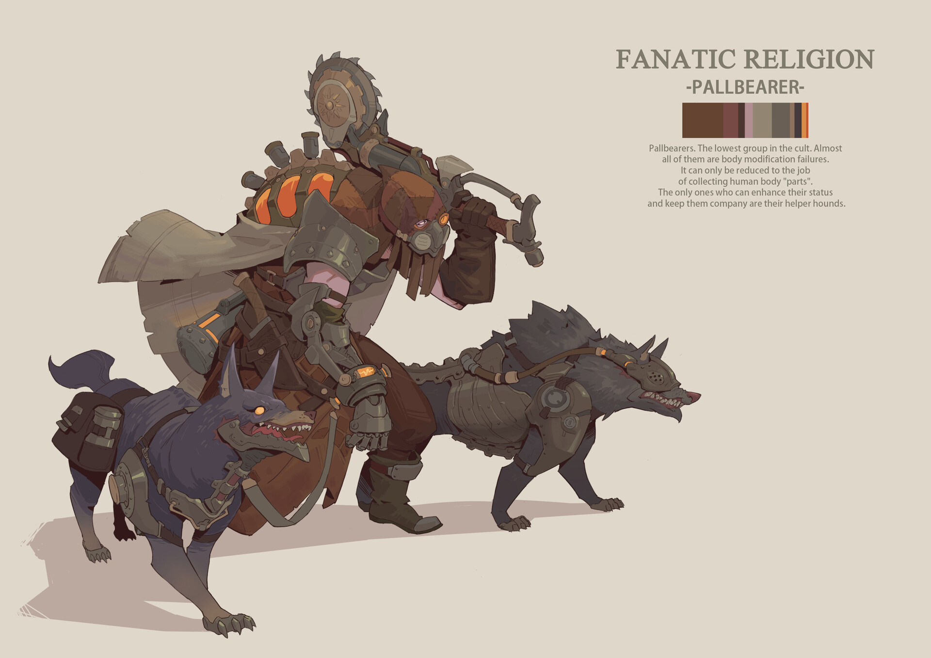 ArtStation - FANATIC RELIGION -PALLBEARER- 狂热宗教-夜行人