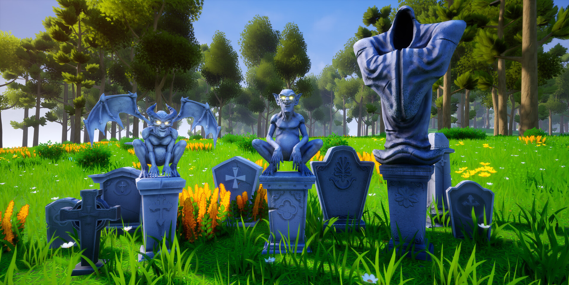 ArtStation - Graveyard Assets