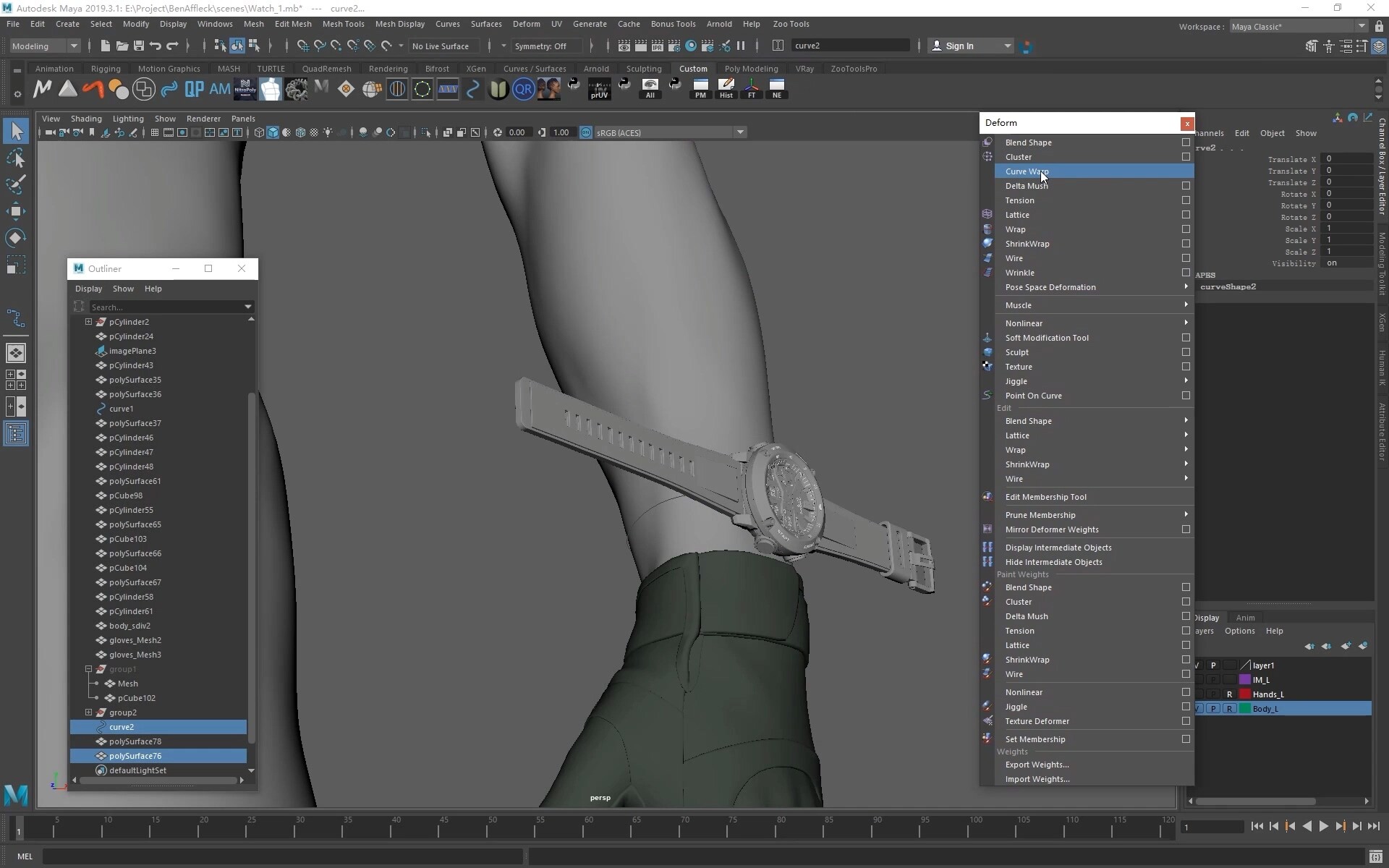 ABOUTCG - Maya: High-Precision Tactical Props - Tactical Watch