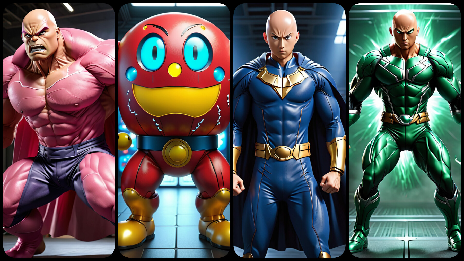 ArtStation - +100 Saitama Heroes | 4K